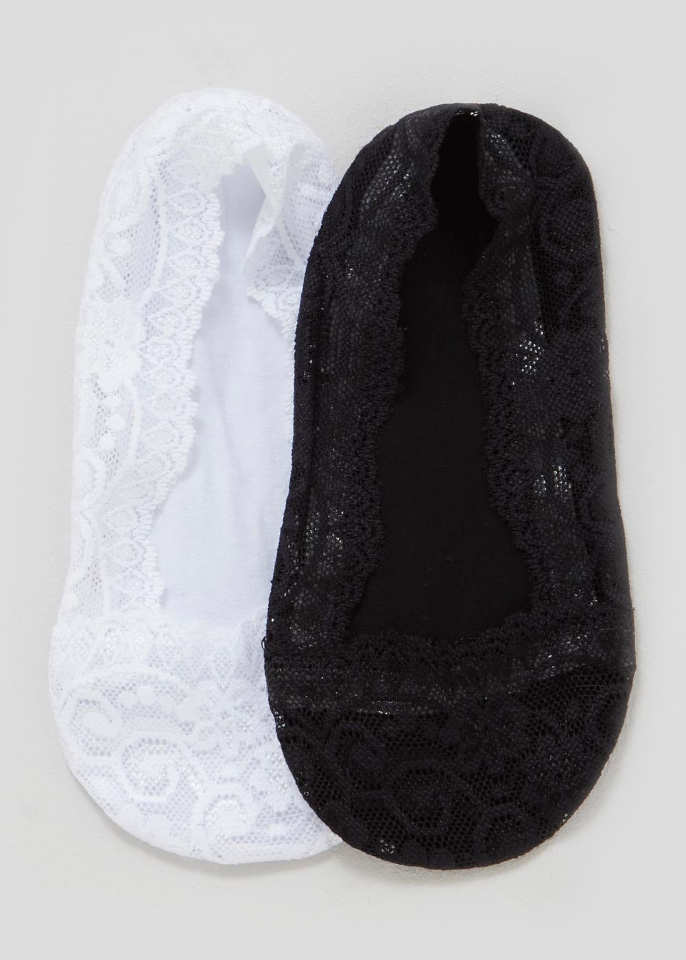 Buy Two pack Lace Invisible Socks Online in Oman from Matalan