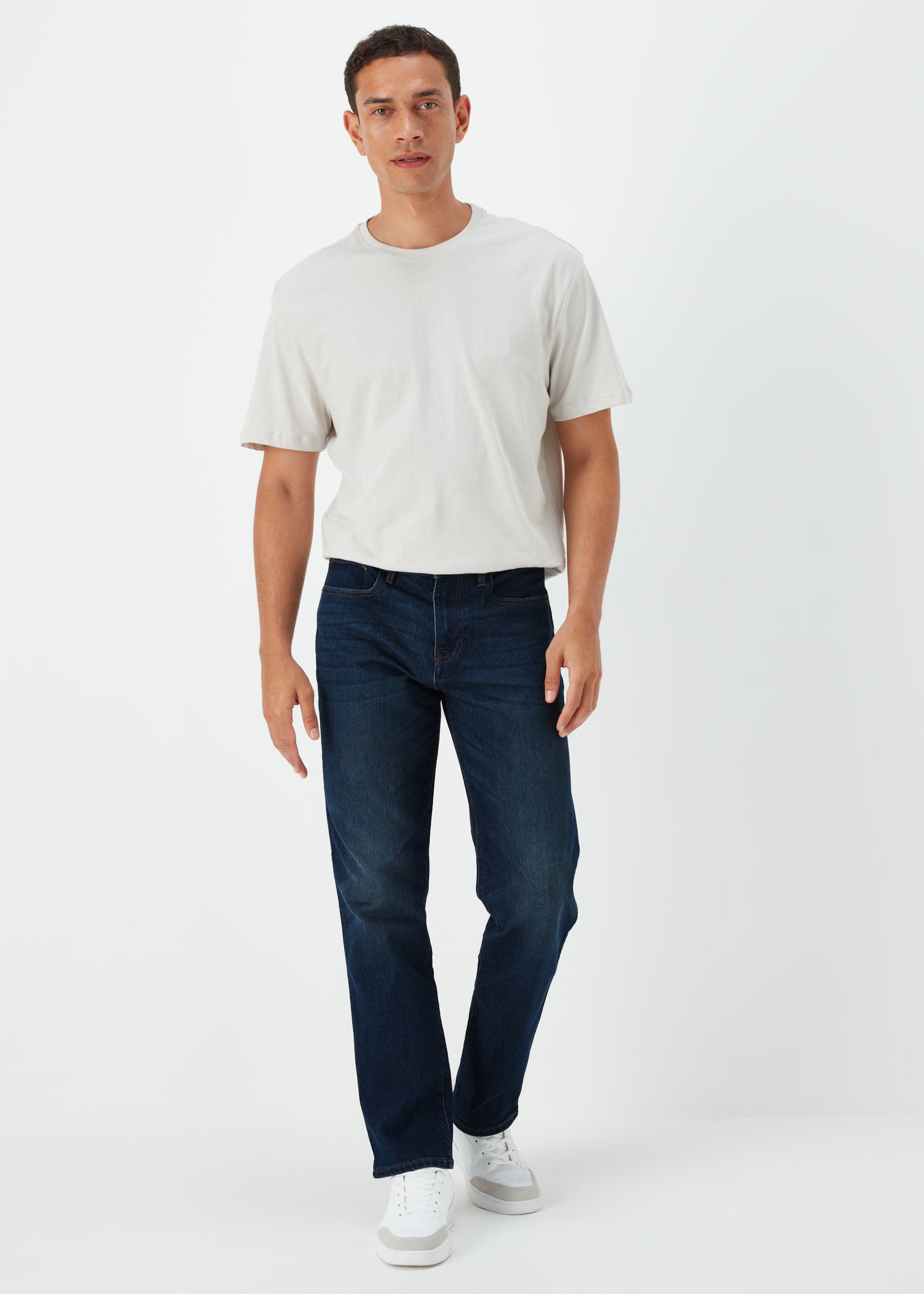 Buy Stretch Straight Fit Jeans Online in Jordan from Matalan
