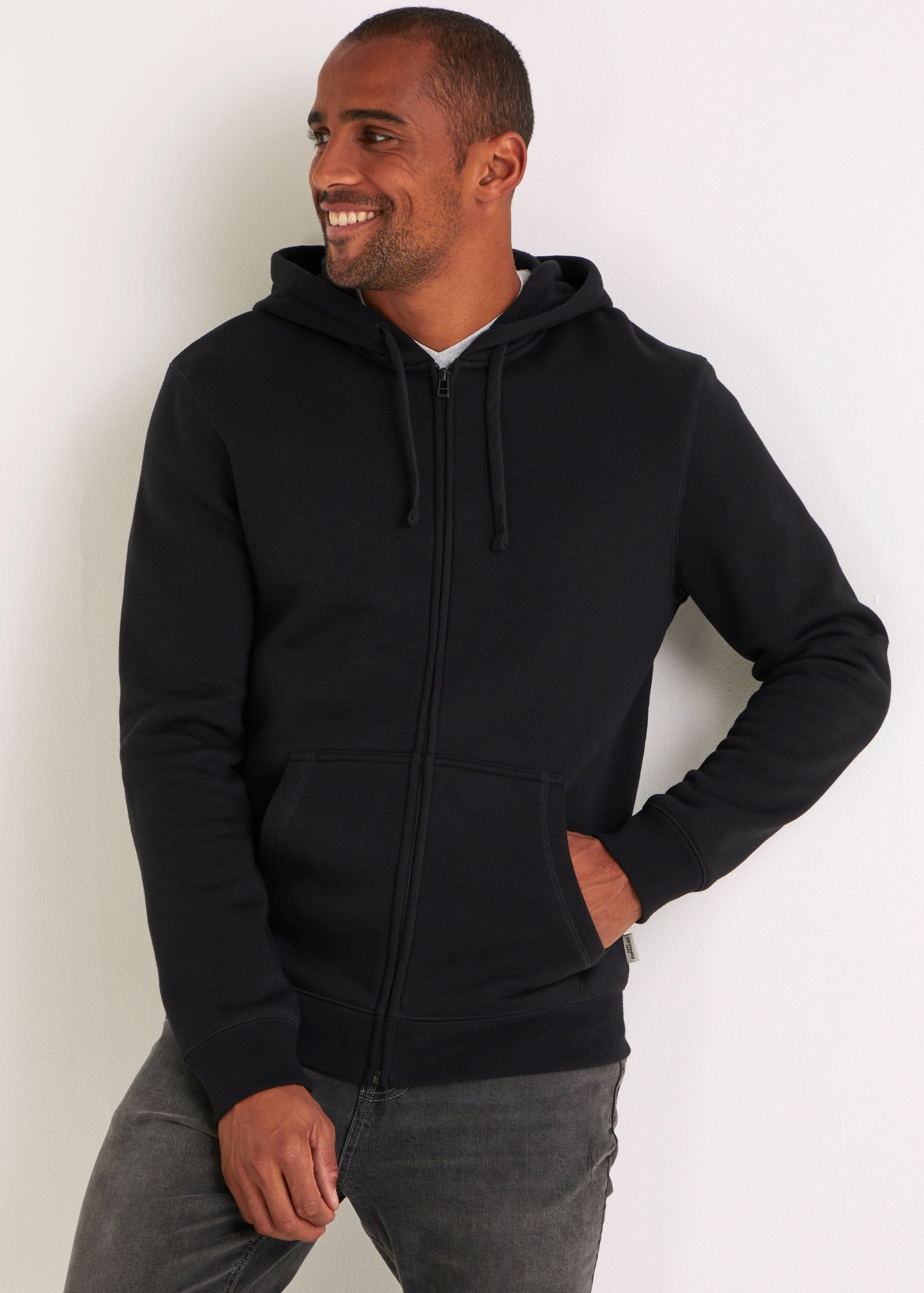 Buy Essential Zip Up Hoodie Online in Oman - bfab