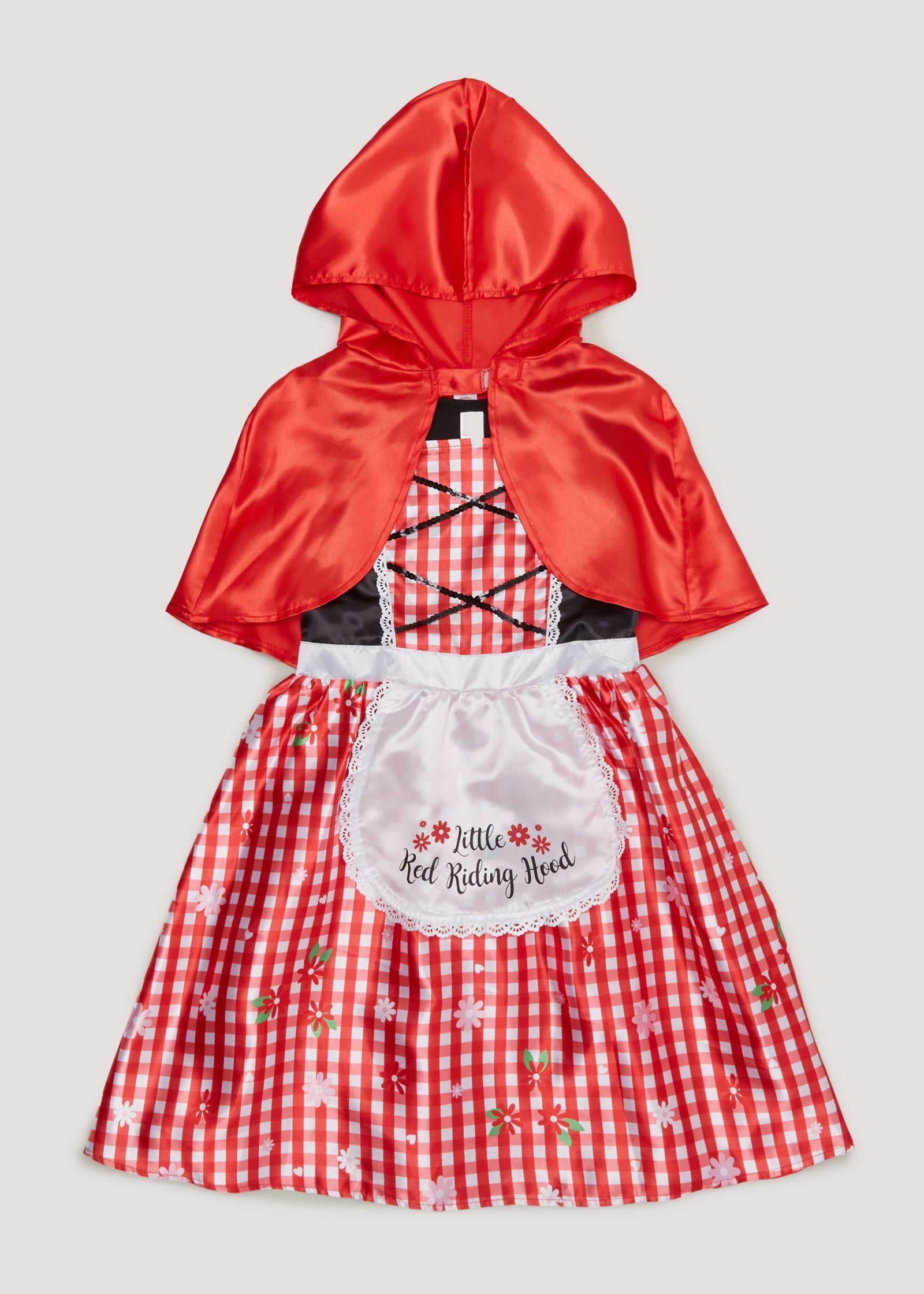 Buy Kids Little Red Riding Hood Fancy Dress Costume (3-7yrs) – Red ...