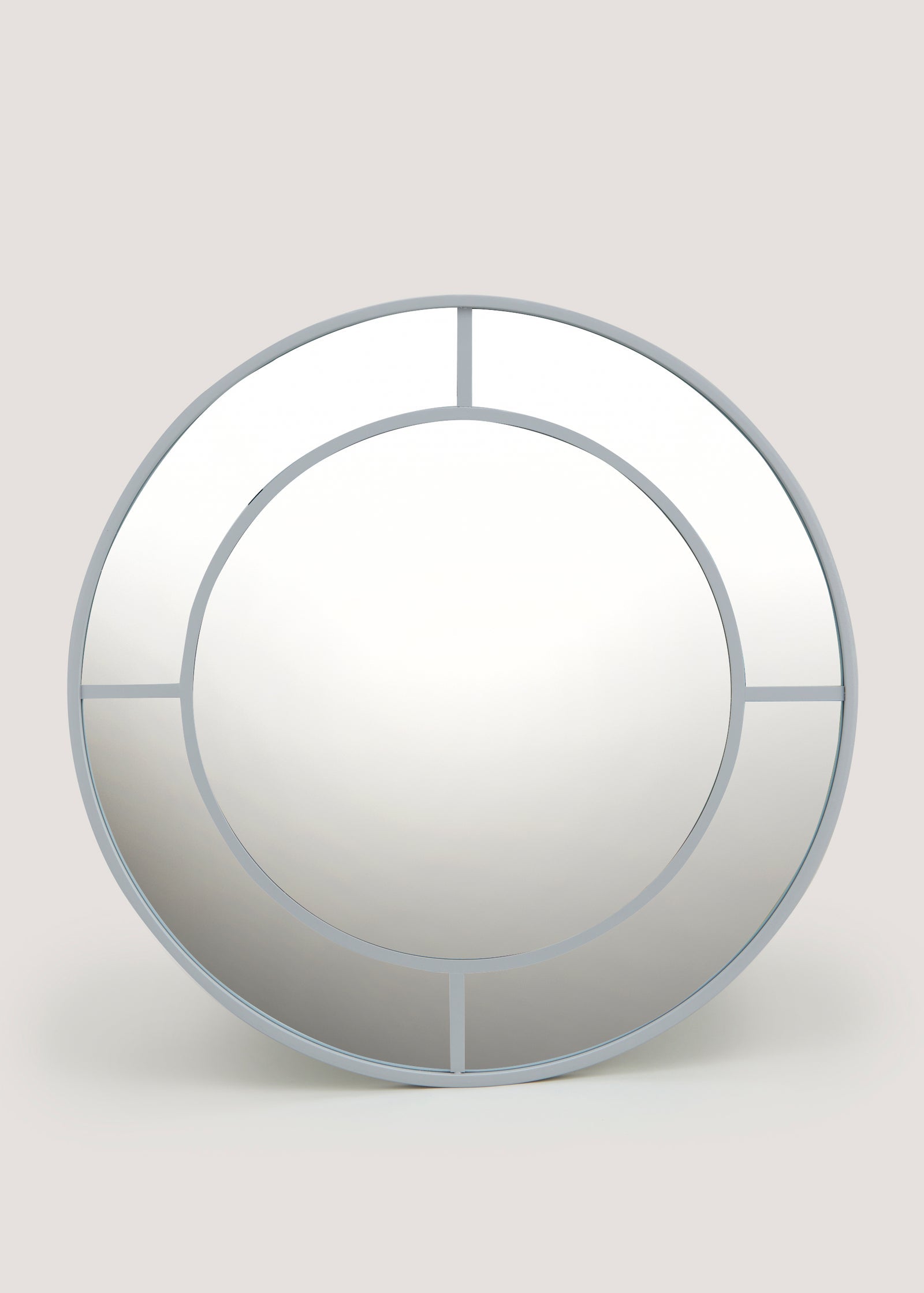 Buy Circle Mirror with Grey Panes (60cm x 60cm) Online in UAE from Matalan