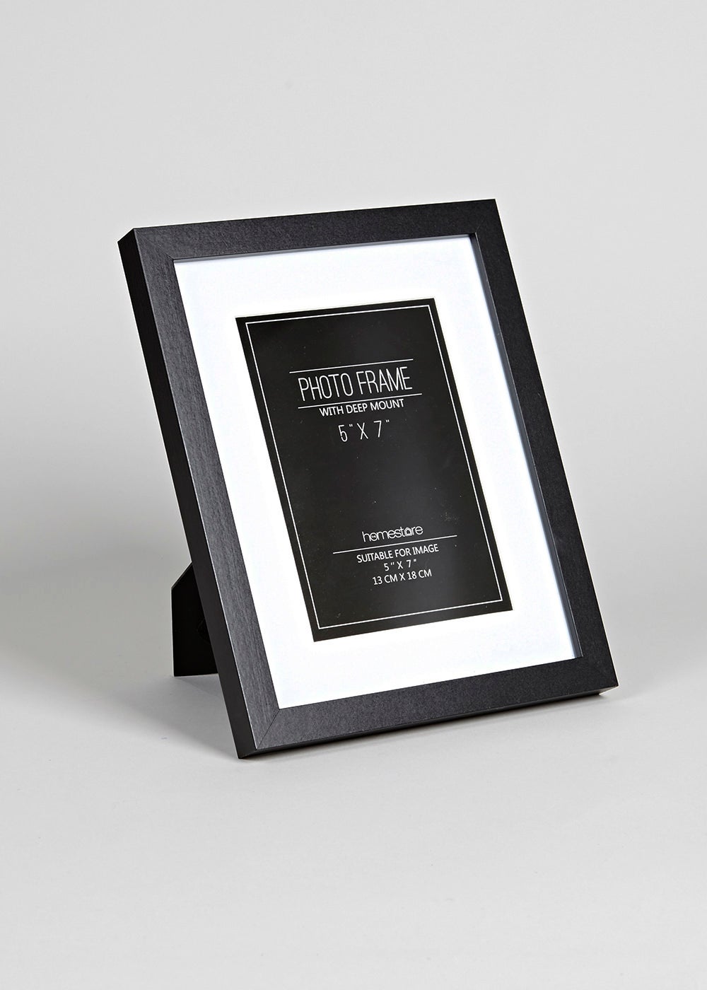 Buy Deep Mount Photo Frame (18cm x 13cm)-Black Online in UAE from Matalan
