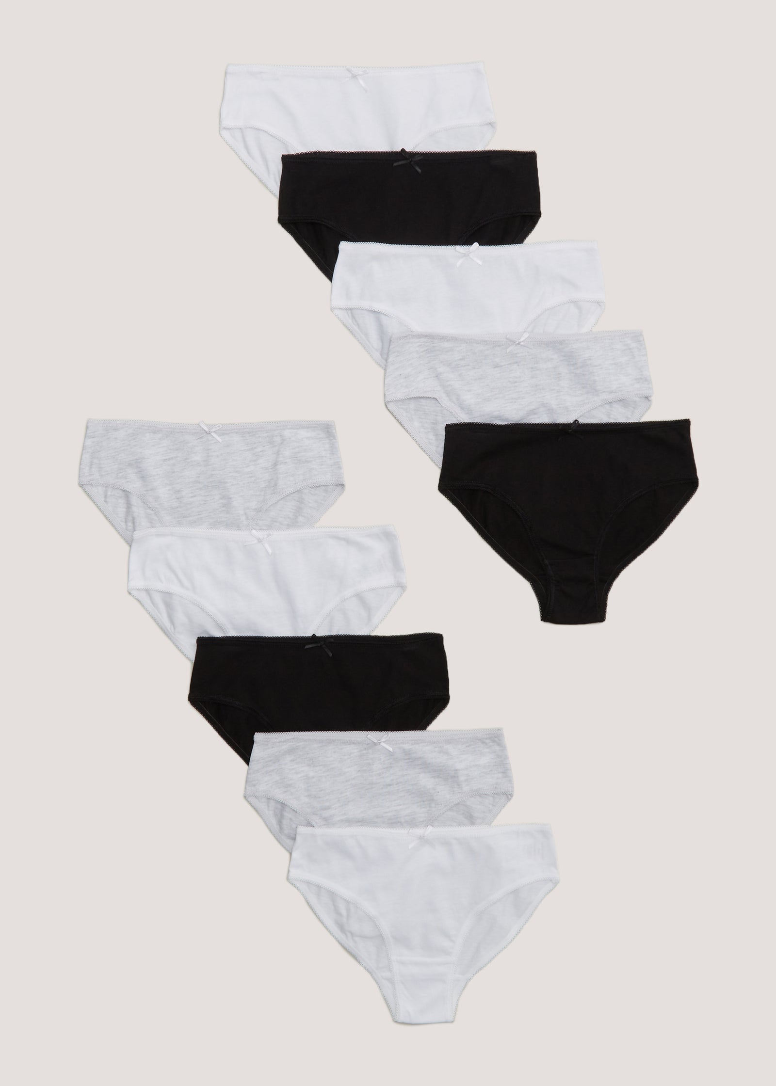 Buy Matalan Girls 10 Pack Monochrome Knickers (2-13yrs) Online in UAE ...
