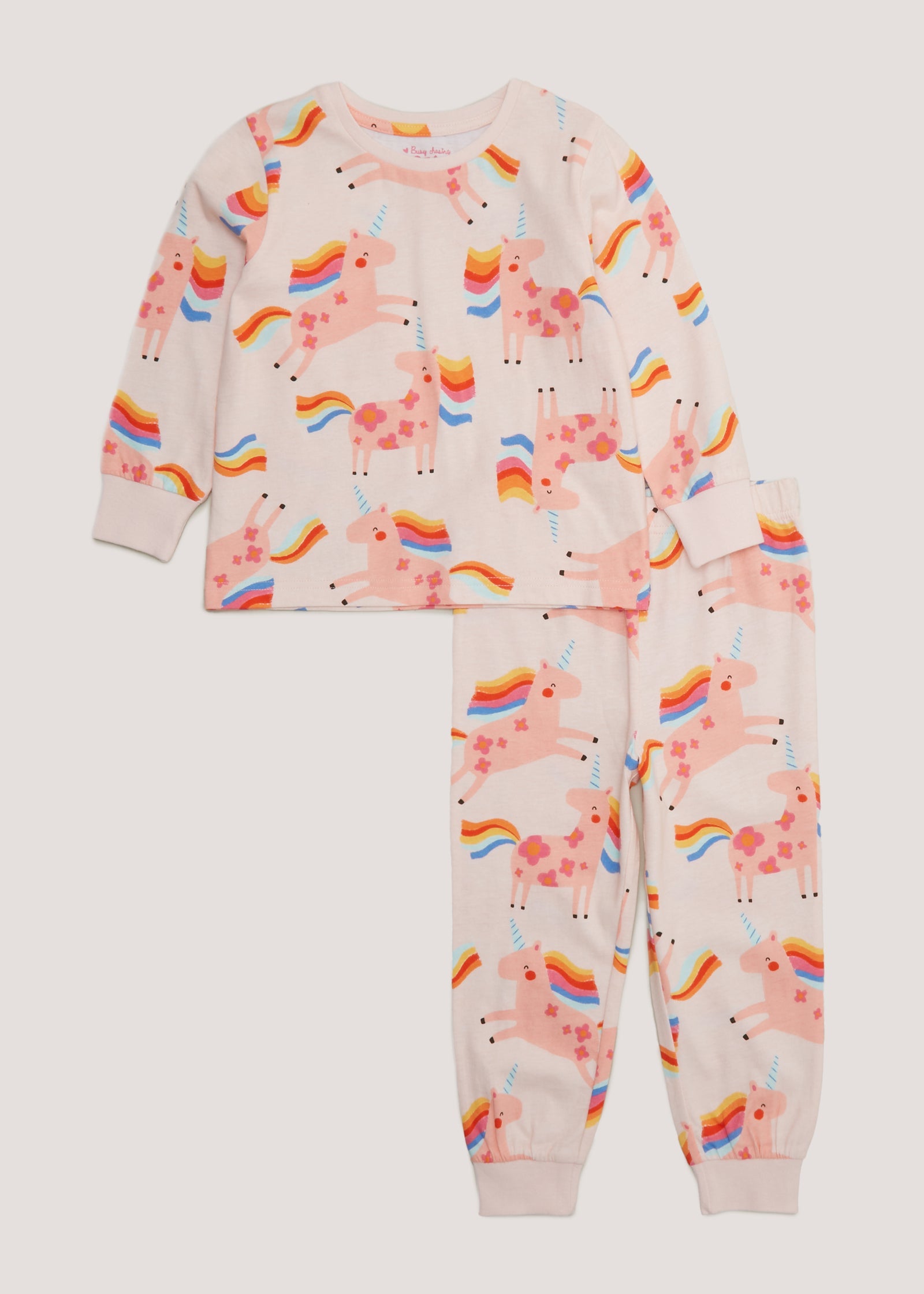 Buy Girls Matalan Pink Unicorn Pyjama Set (9mths-5yrs) Online in Qatar ...