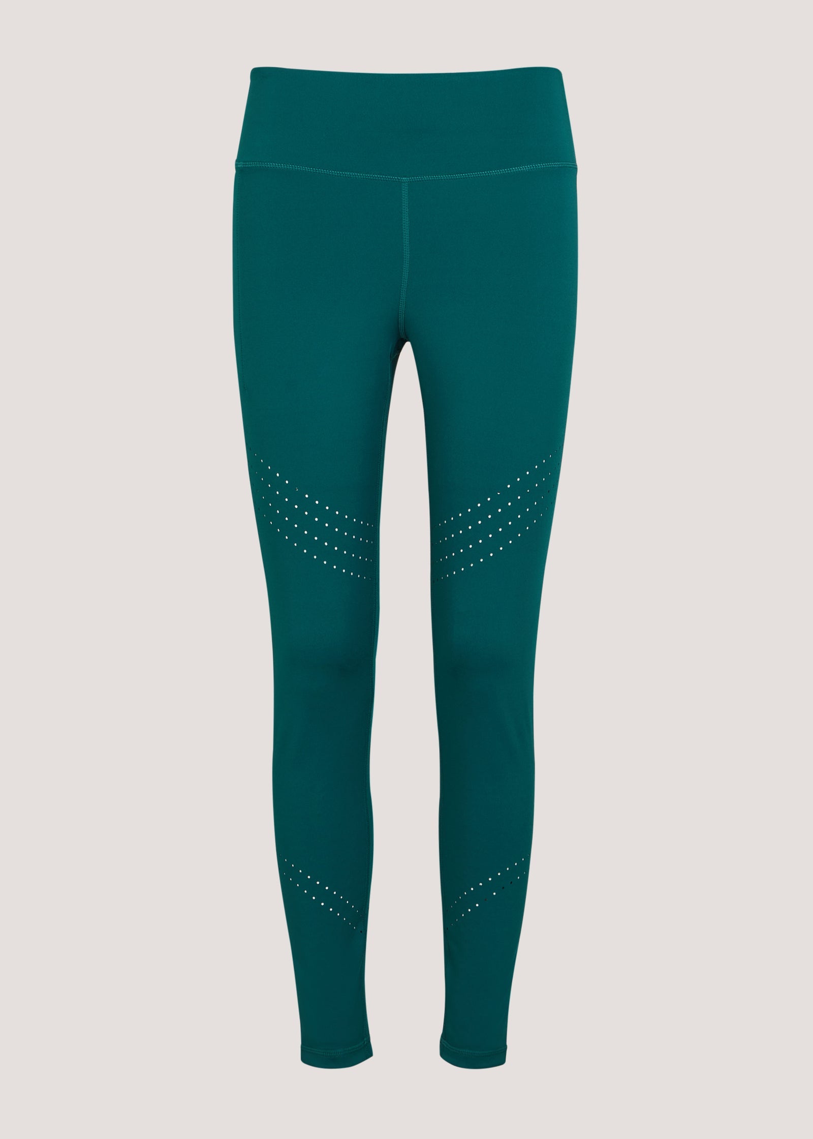 Buy Souluxe Dark Teal Laser Cut Sports Leggings Online in Bahrain from ...