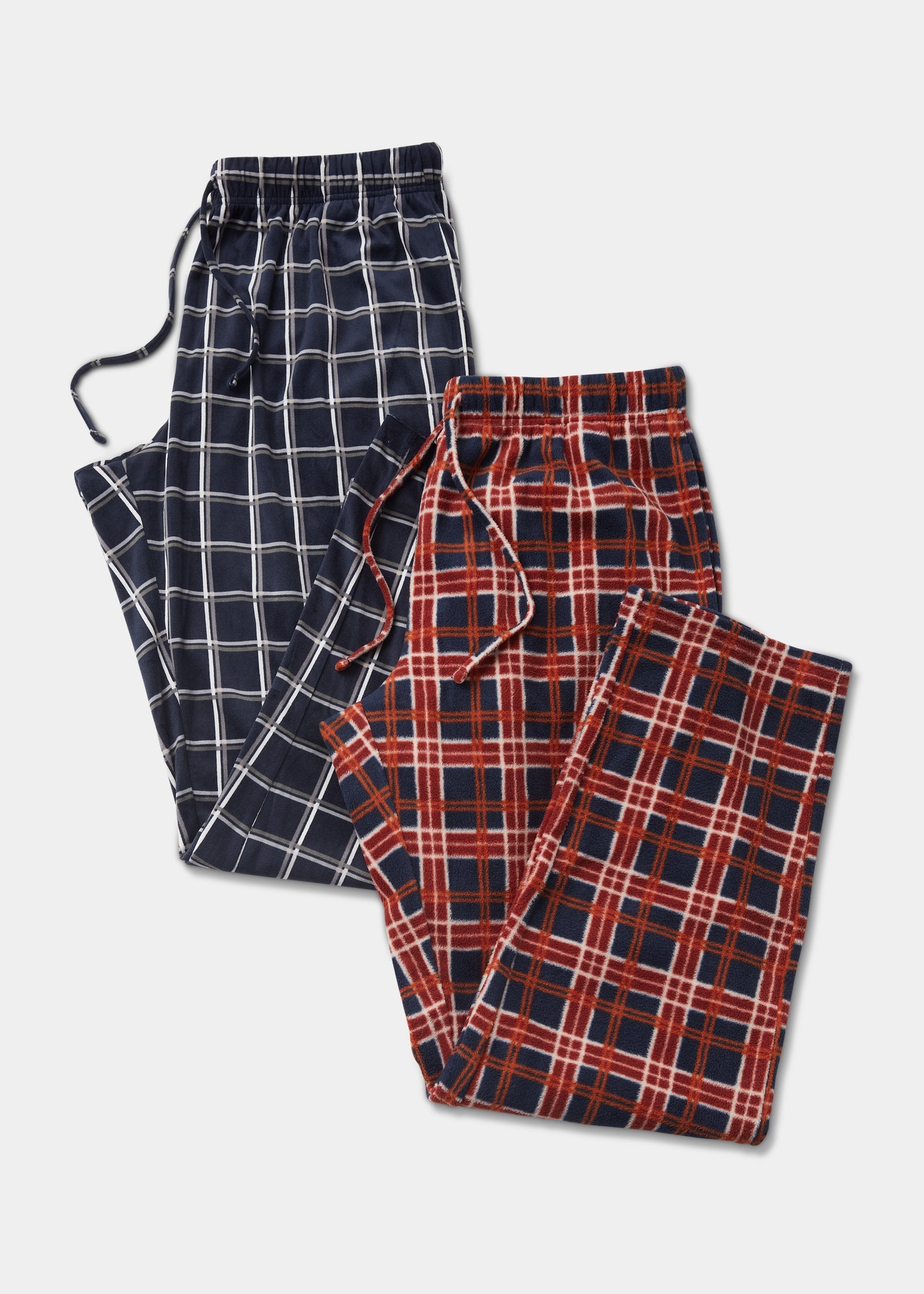 Buy 2 Pack Cream Fleece Lounge Bottoms Online in UAE from Matalan