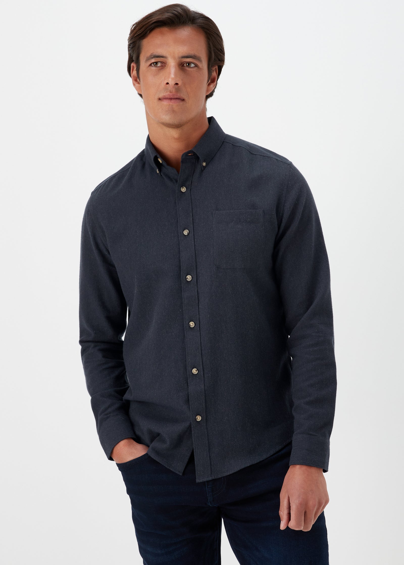Buy Twill Long Sleeve Shirt Online in Jordan from Matalan