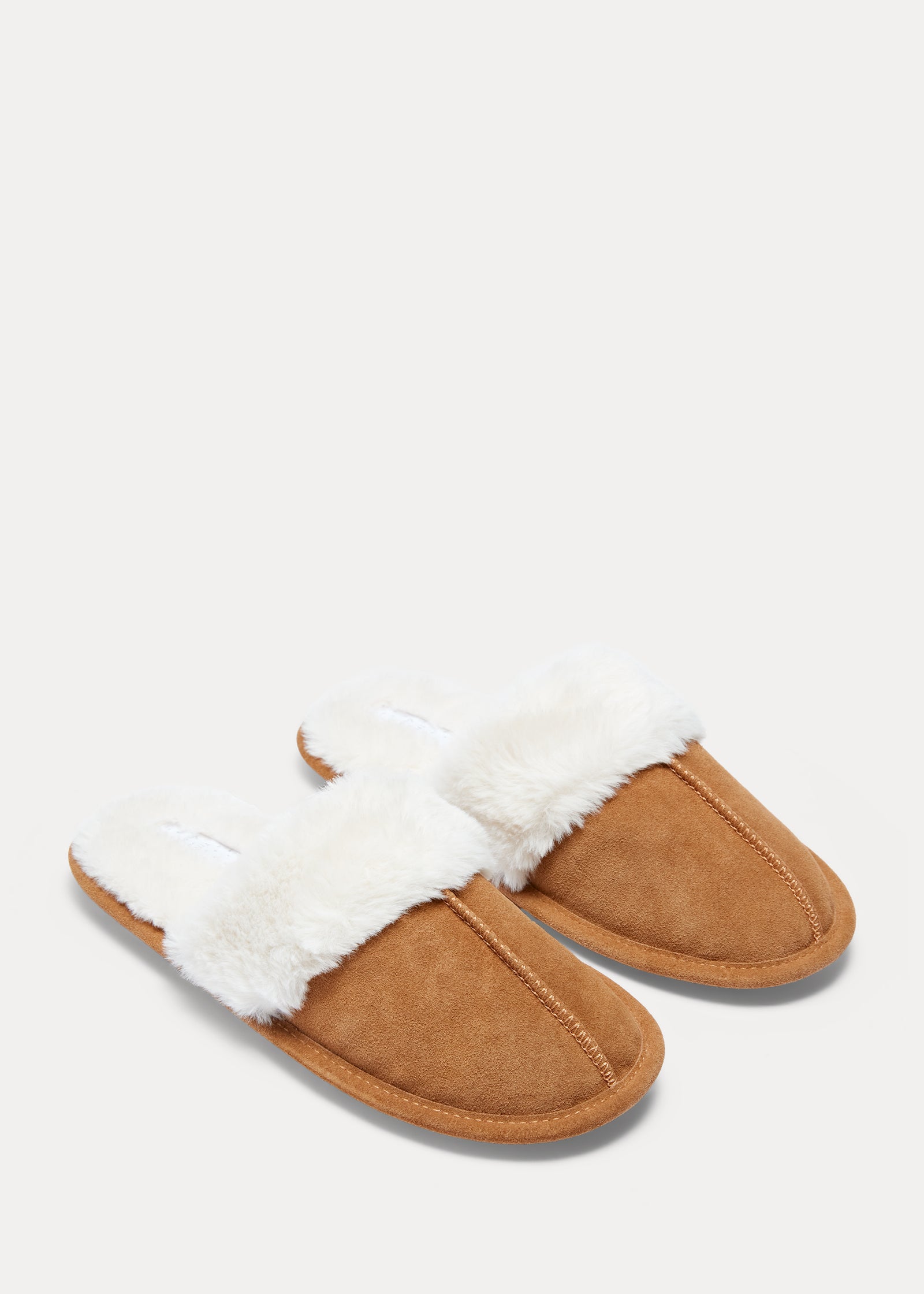 Buy Suede Trim Mule Slippers-w Online in Jordan from Matalan