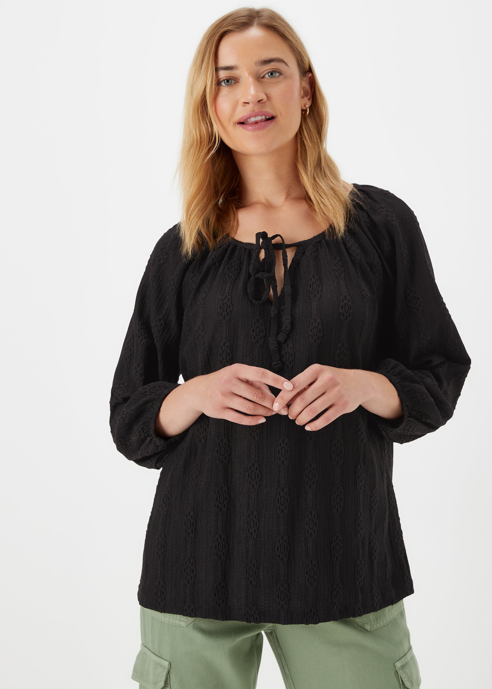 Buy Textured Cutwork Top Online in Bahrain from Matalan