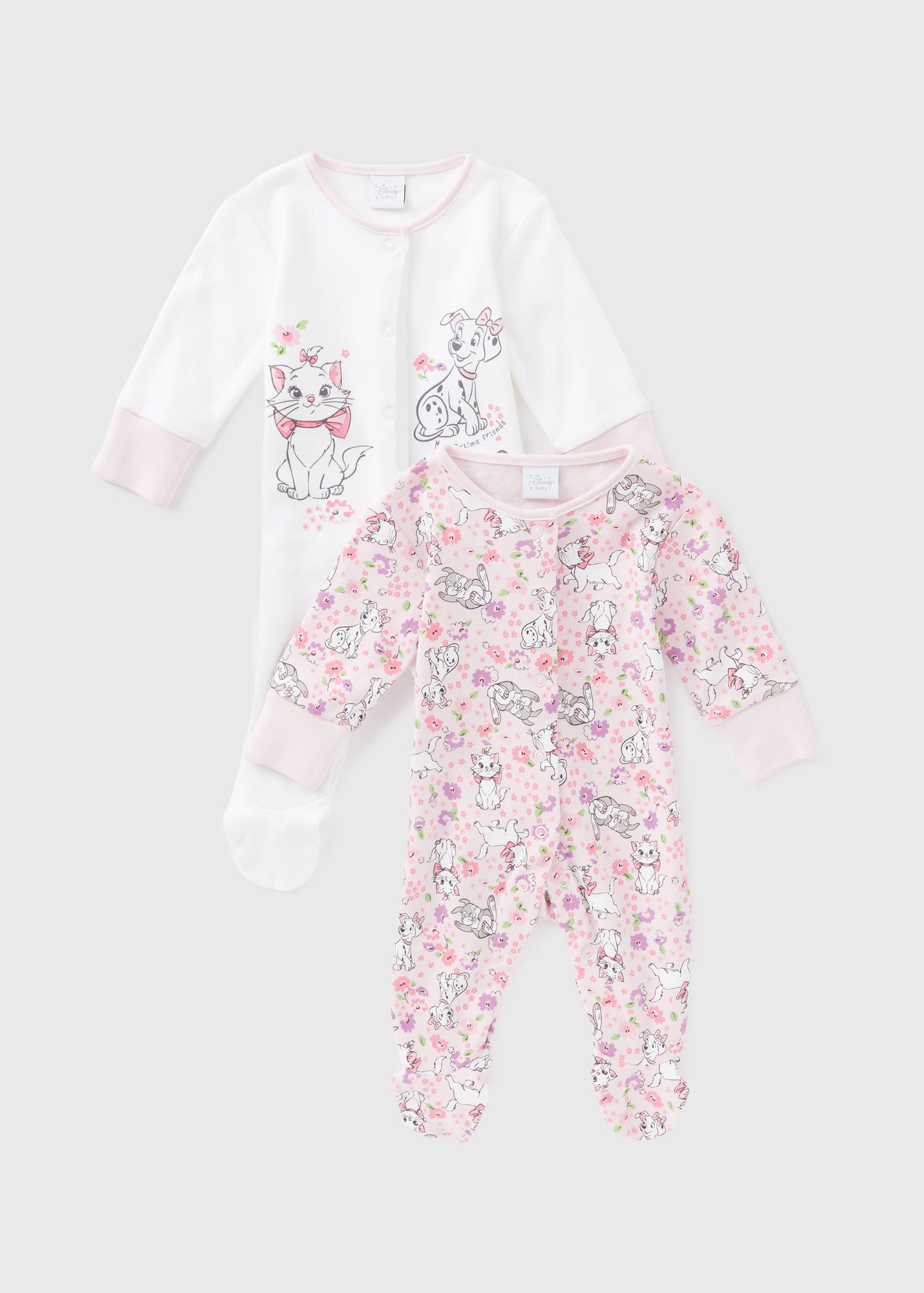 Buy Disney Baby 2 Pack Marie Sleepsuits Online in UAE from Matalan