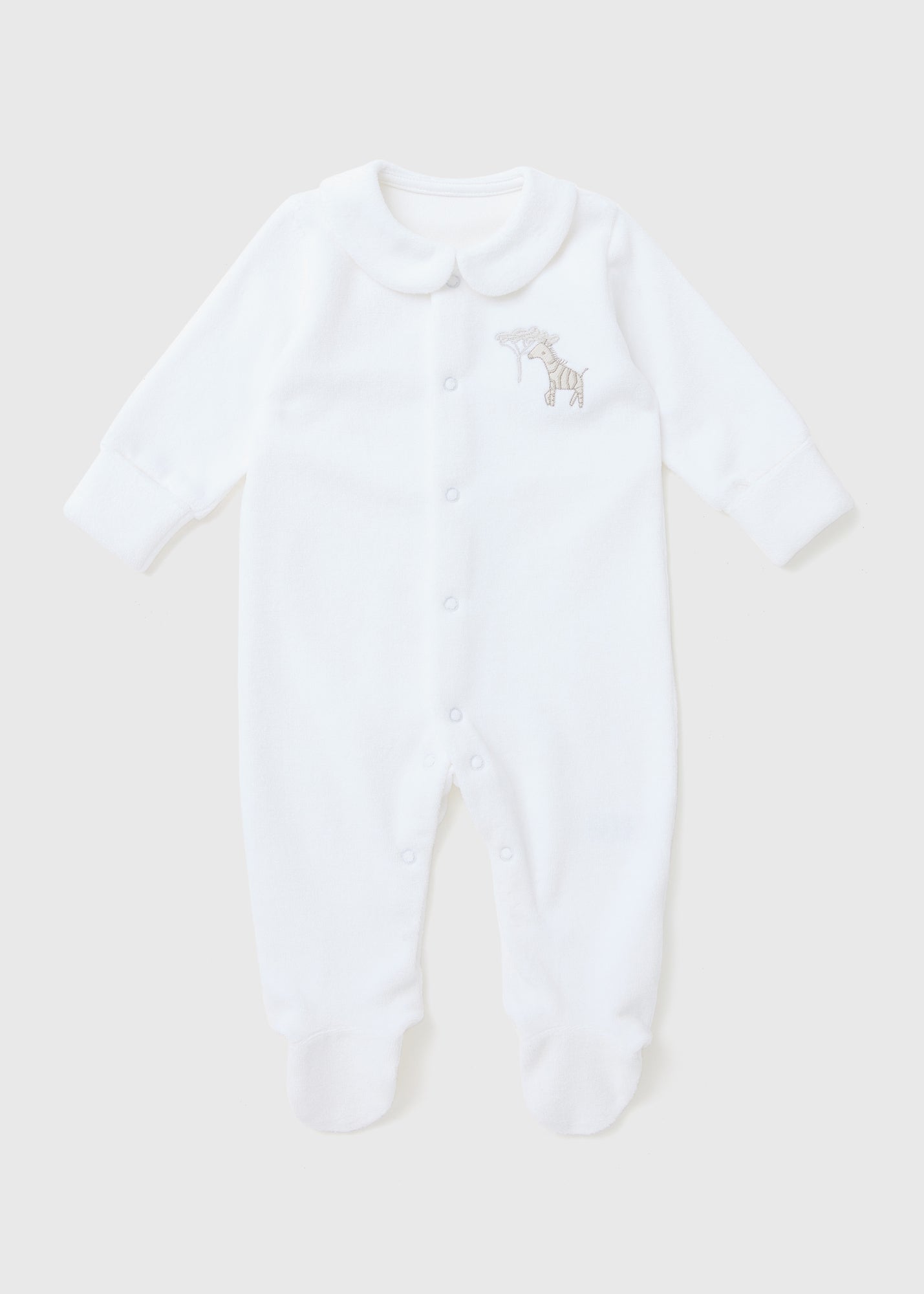 Buy Baby Zebra Velour Sleepsuit Online in UAE - bfab