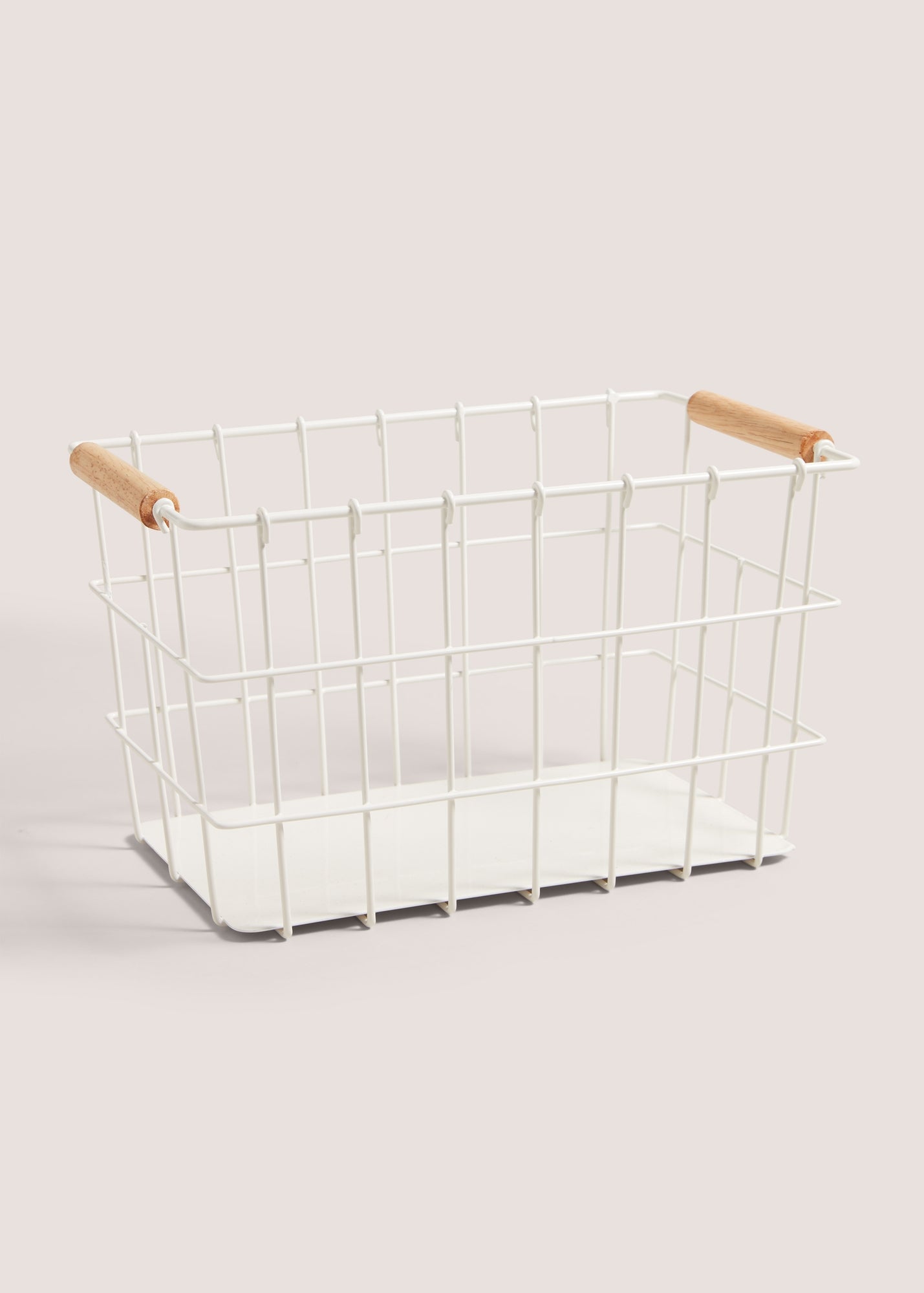 Buy Kitchen Co Large Metal Basket (27cm x 16cm)-White Online in Jordan ...