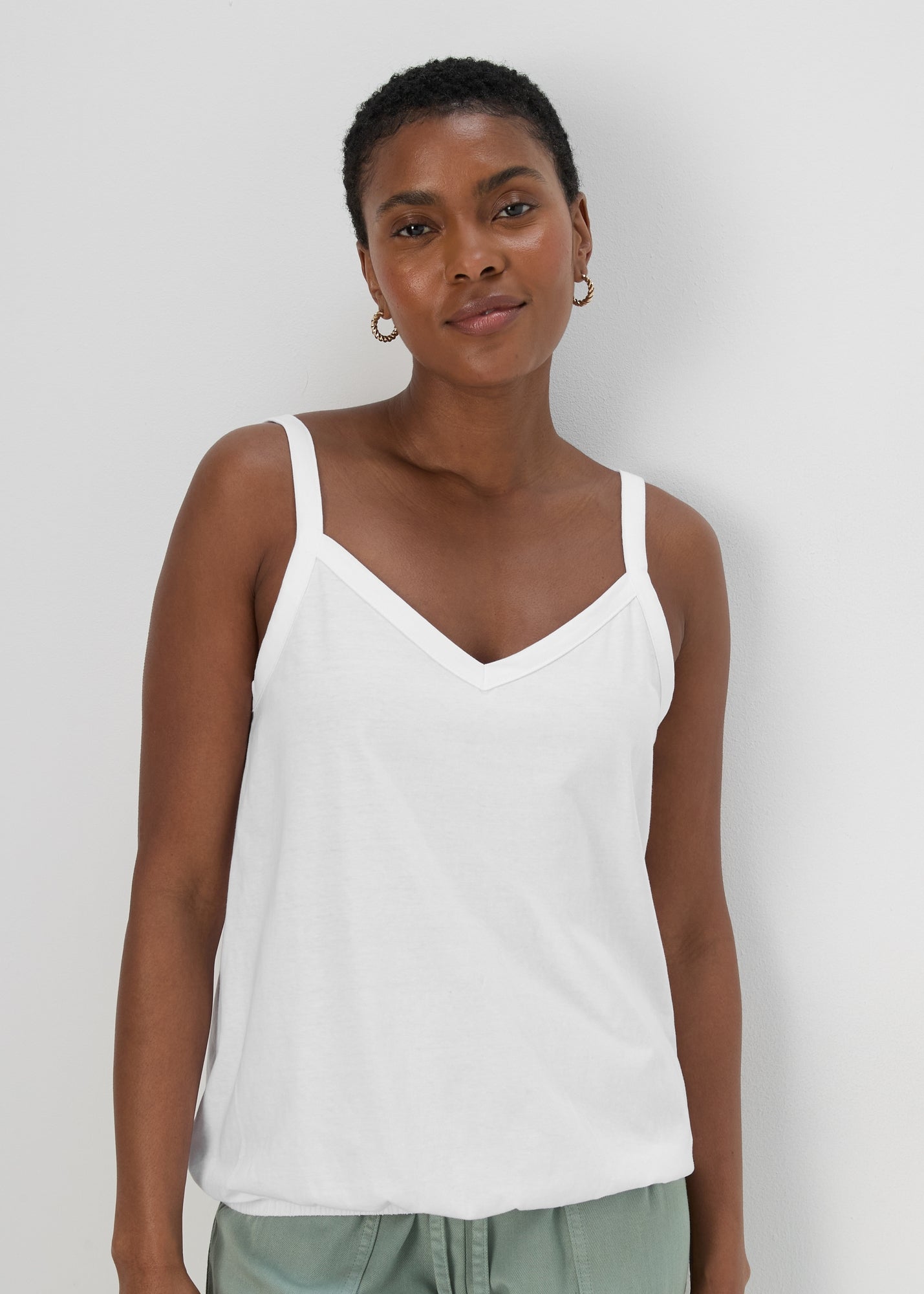 Buy Plain Frill Cami Top Online in Jordan from Matalan