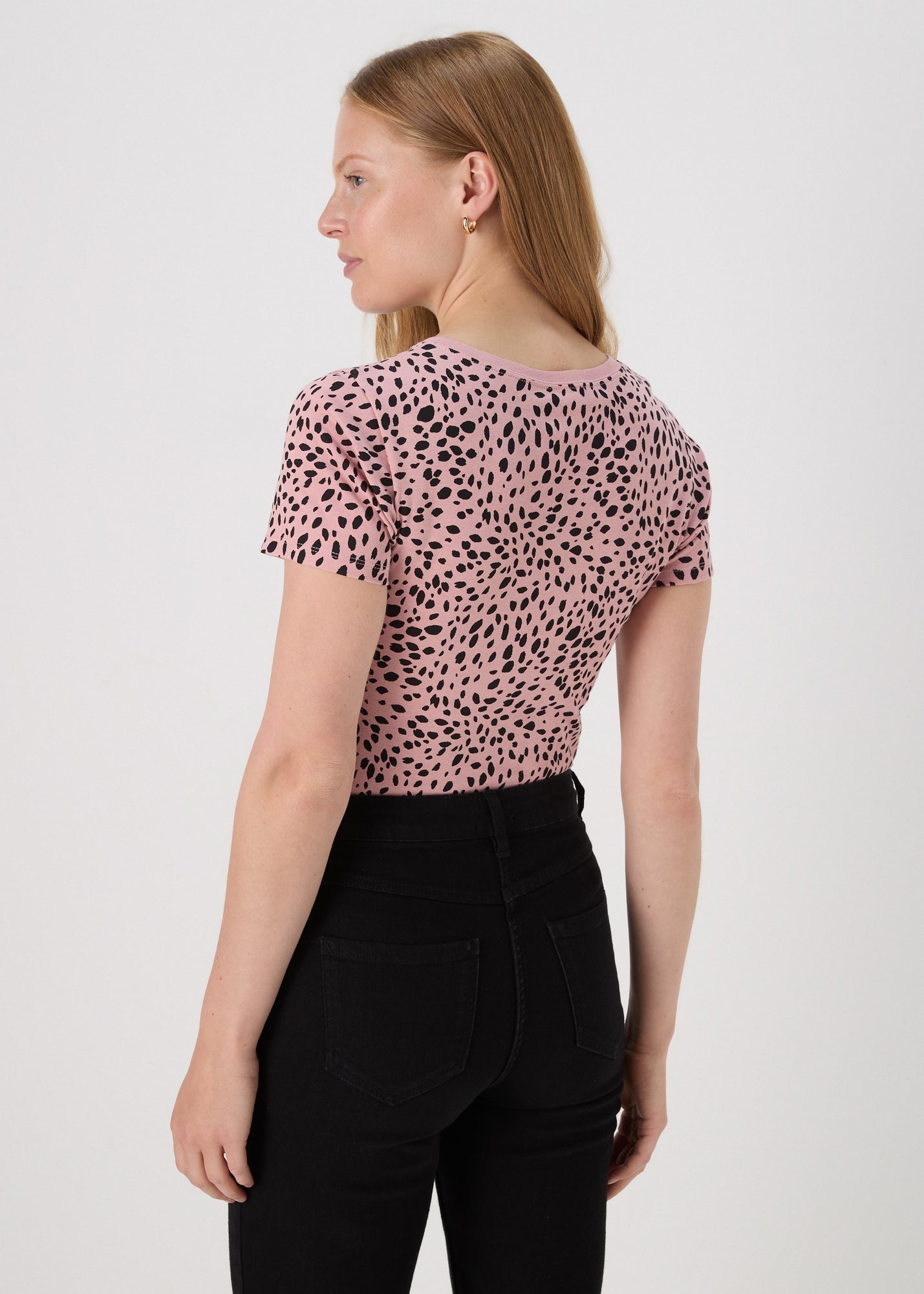 Buy Spot Print Fitted T-Shirt Online in Jordan from Matalan