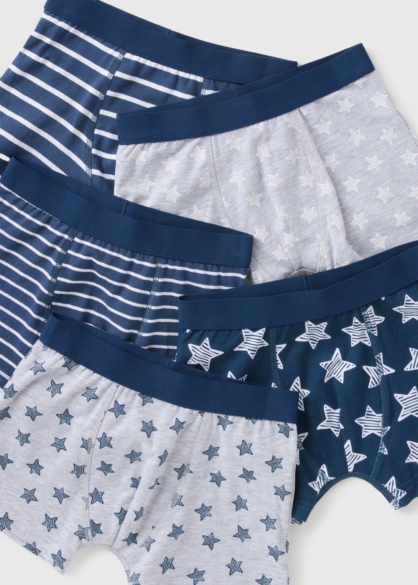 Buy 5 Pack Boys Star Boxers Online in UAE - bfab