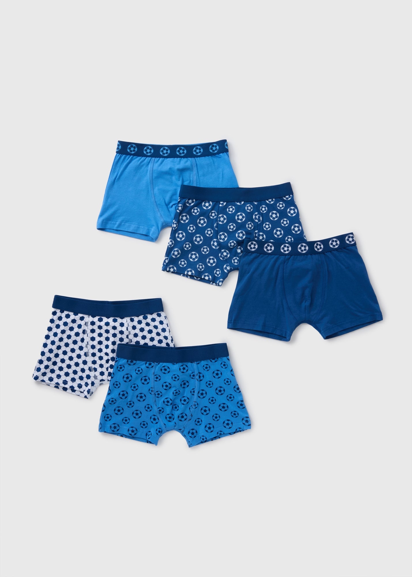 Buy 5 Pack Boys Football Trunks Online in UAE from Matalan