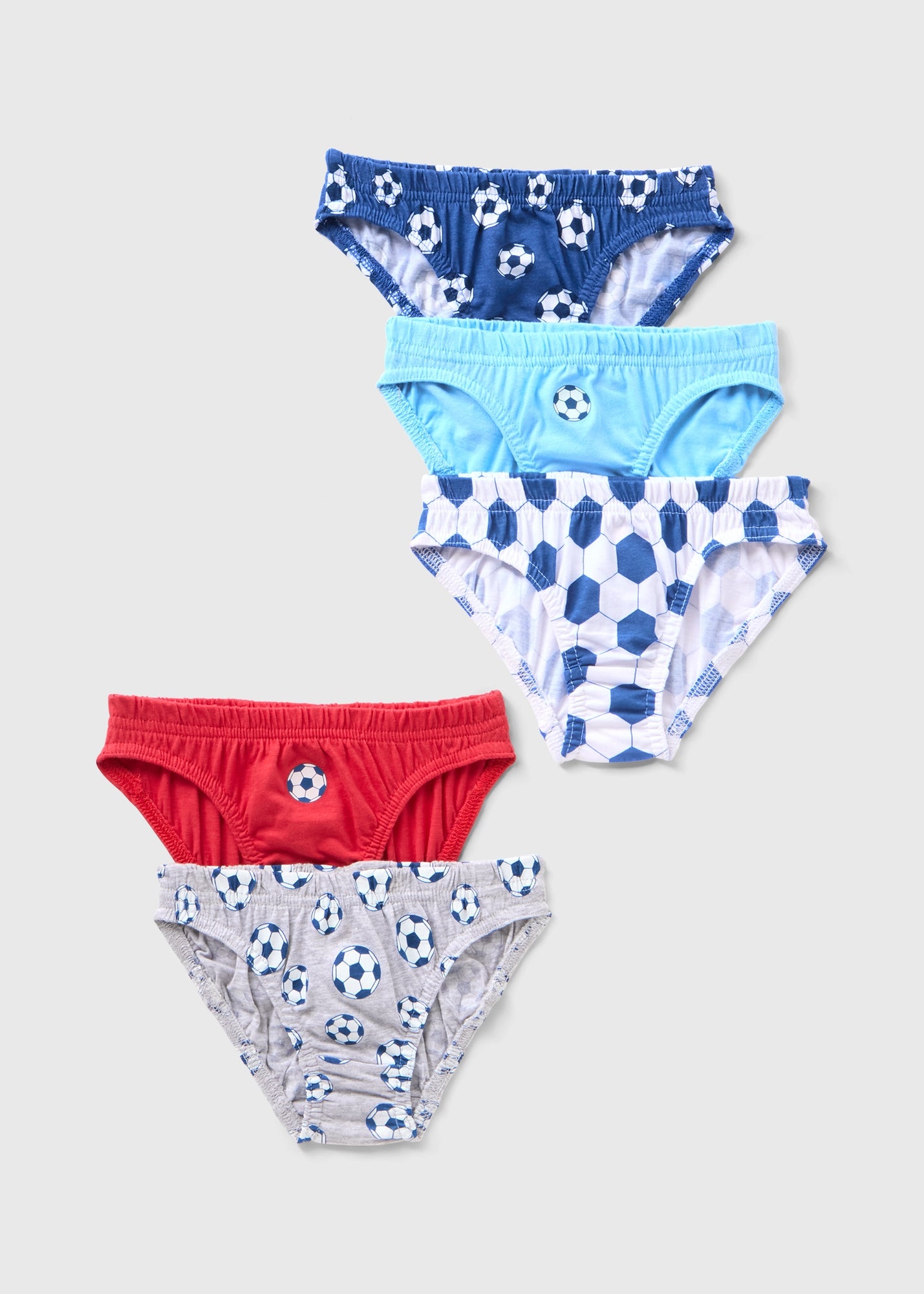 Buy 5 Pack Boys Football Briefs Online in UAE from Matalan