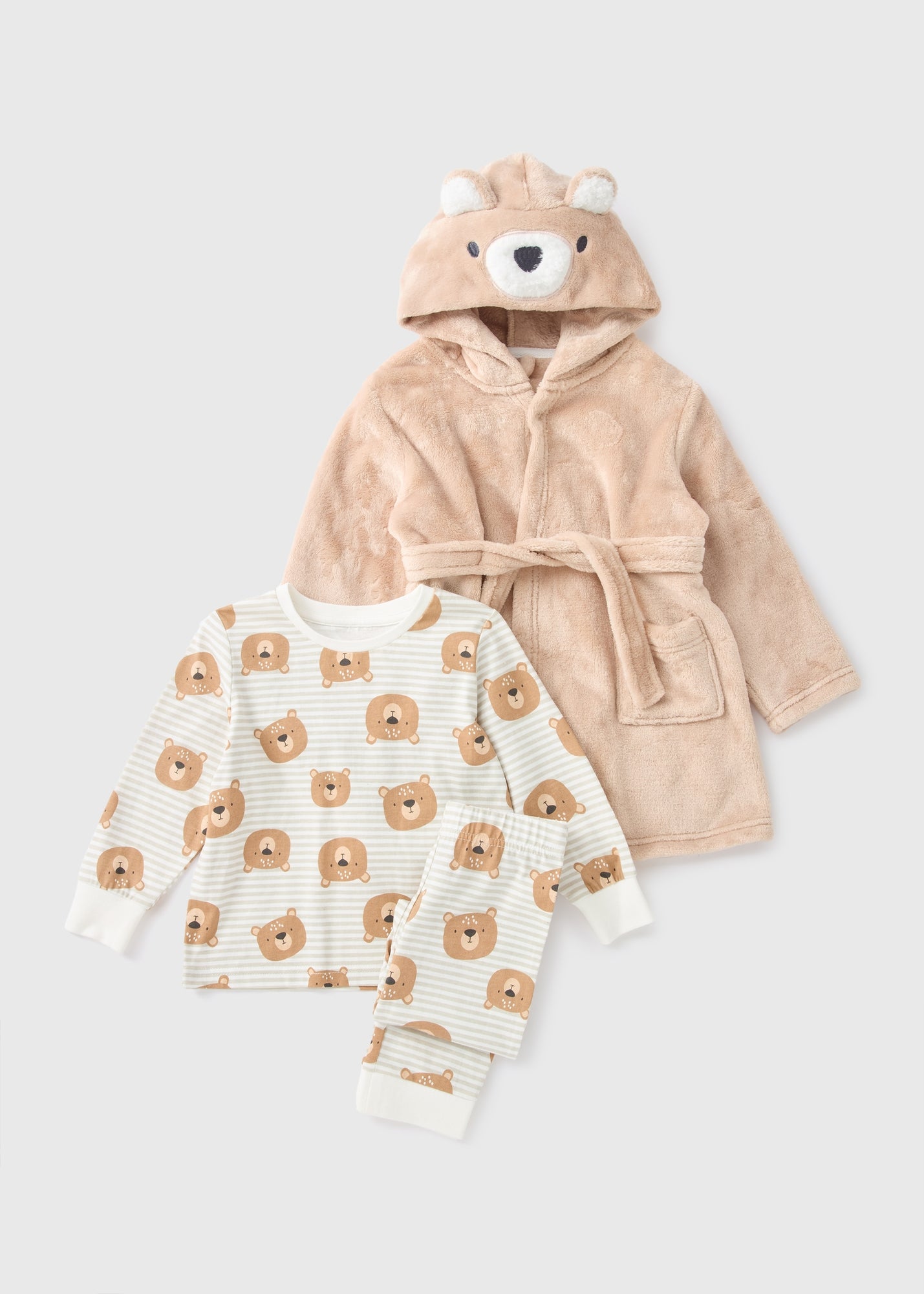 Buy 3 Pack Bear Pyjama Set & Dressing Gown Online in UAE from Matalan