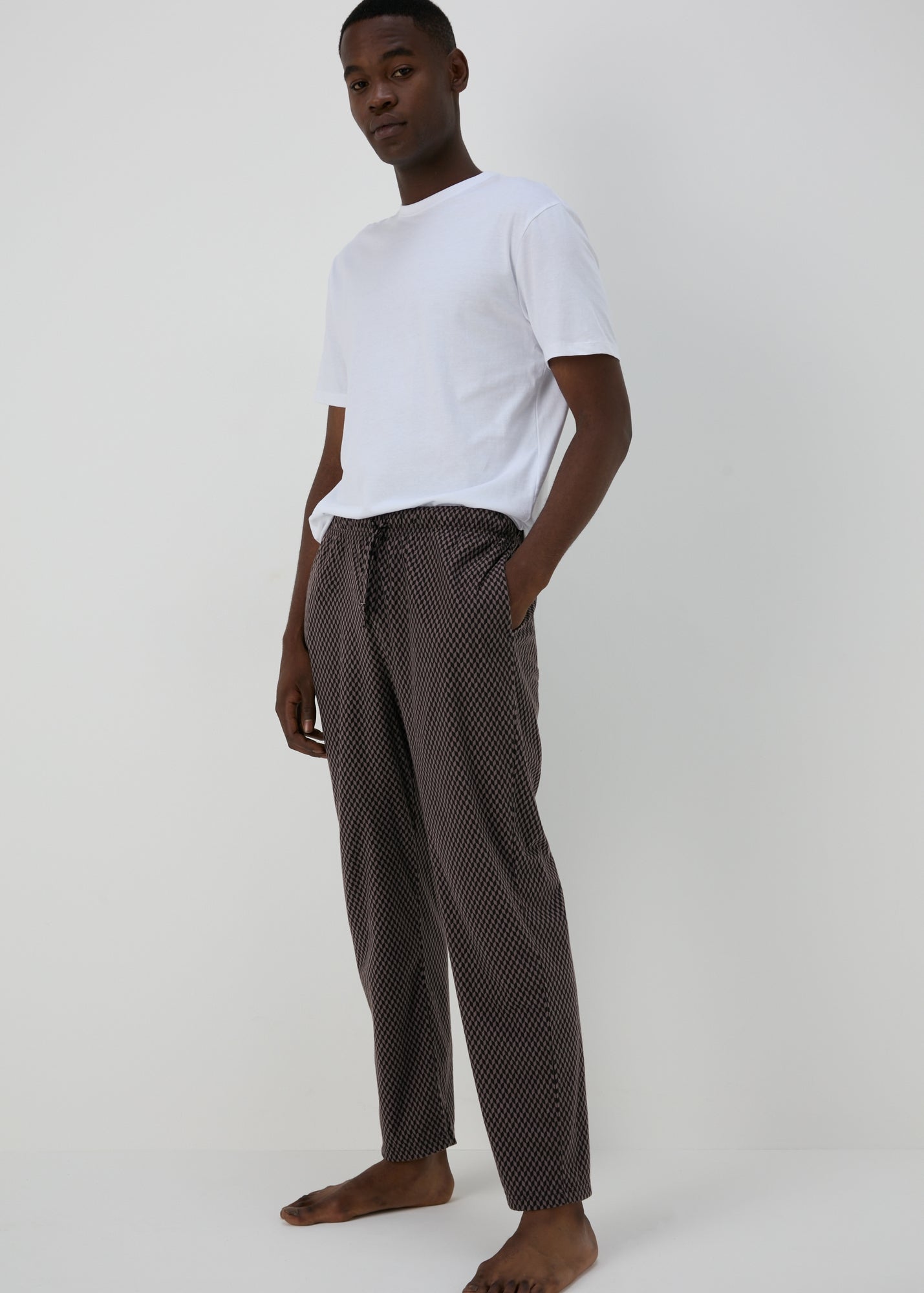 Buy Herringbone Pyjama Bottoms Online in Jordan from Matalan