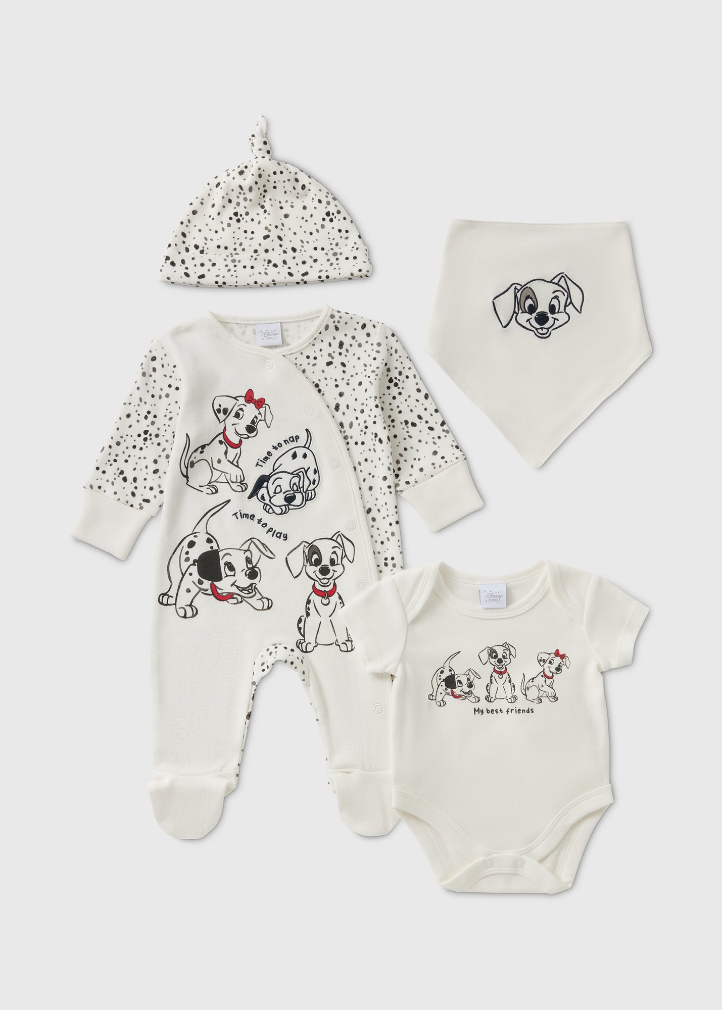 Buy 4 Piece Disney Baby Dalmatians Starter Pack Online in UAE from Matalan
