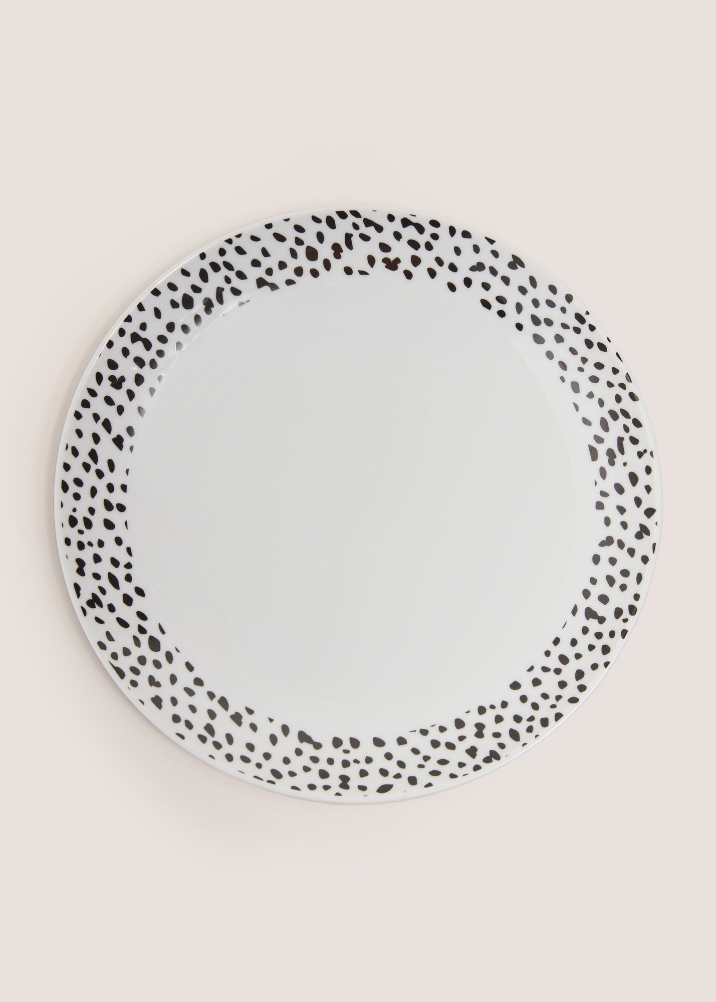 Buy Spot Dinner Plate-White-One Size Online in UAE from Matalan