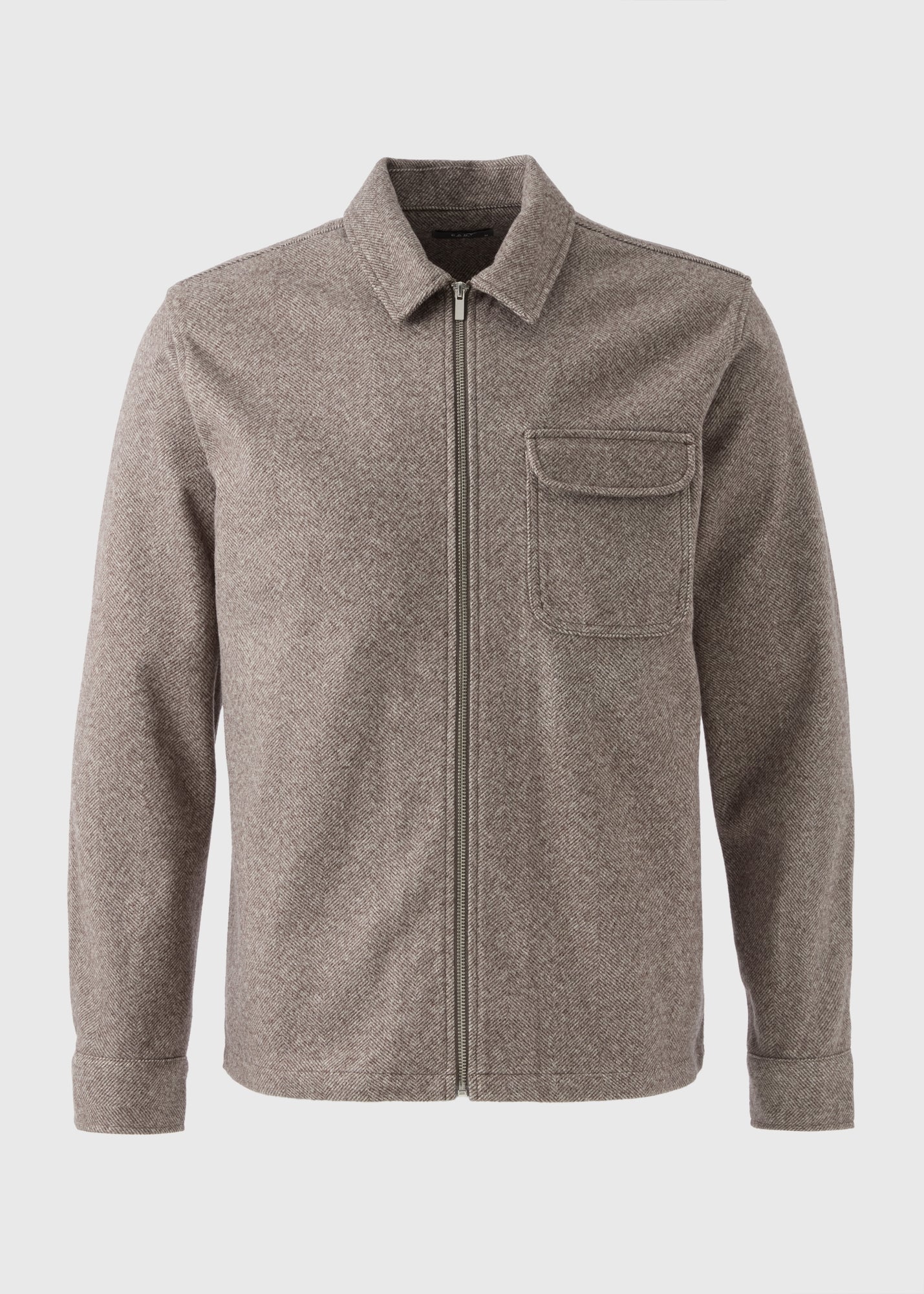Buy Herringbone Zip Up Shacket Online in Jordan from Matalan