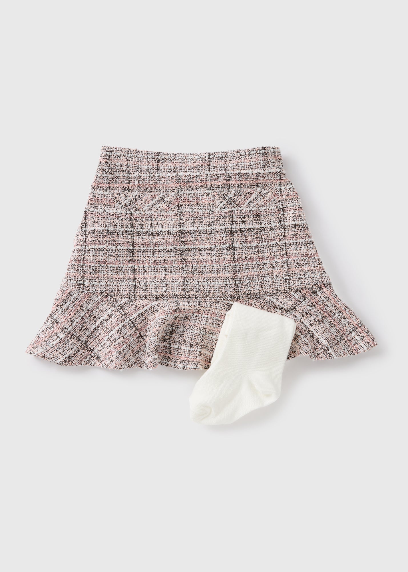 Buy Girls Check Peplum Skirt & Tights Set Online in UAE from Matalan