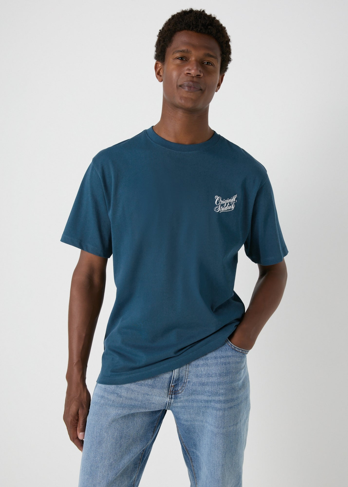 Buy Teal Original Studios T-Shirt Online in UAE - bfab