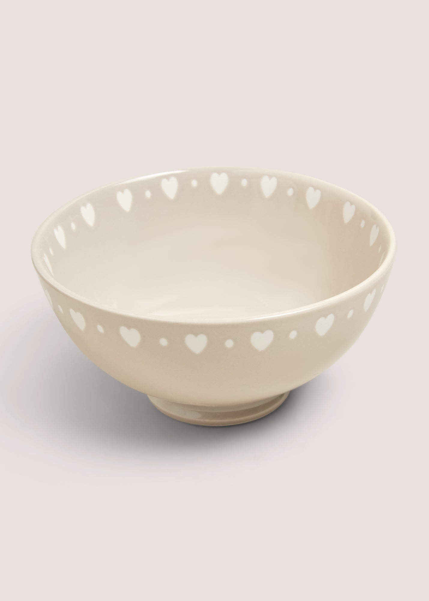 Buy Neutral Heart Bowl-Beige Online in UAE from Matalan