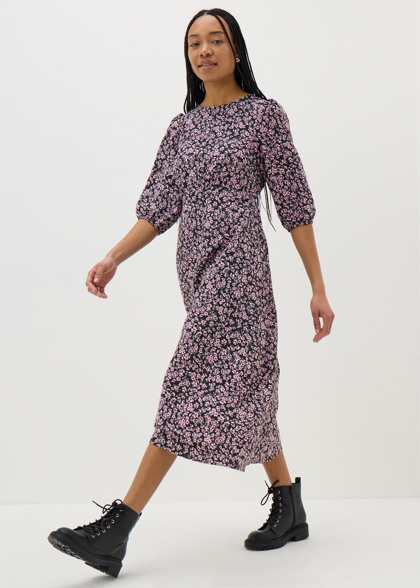 Buy Ditsy Floral Midi Tea Dress Online in Bahrain from Matalan