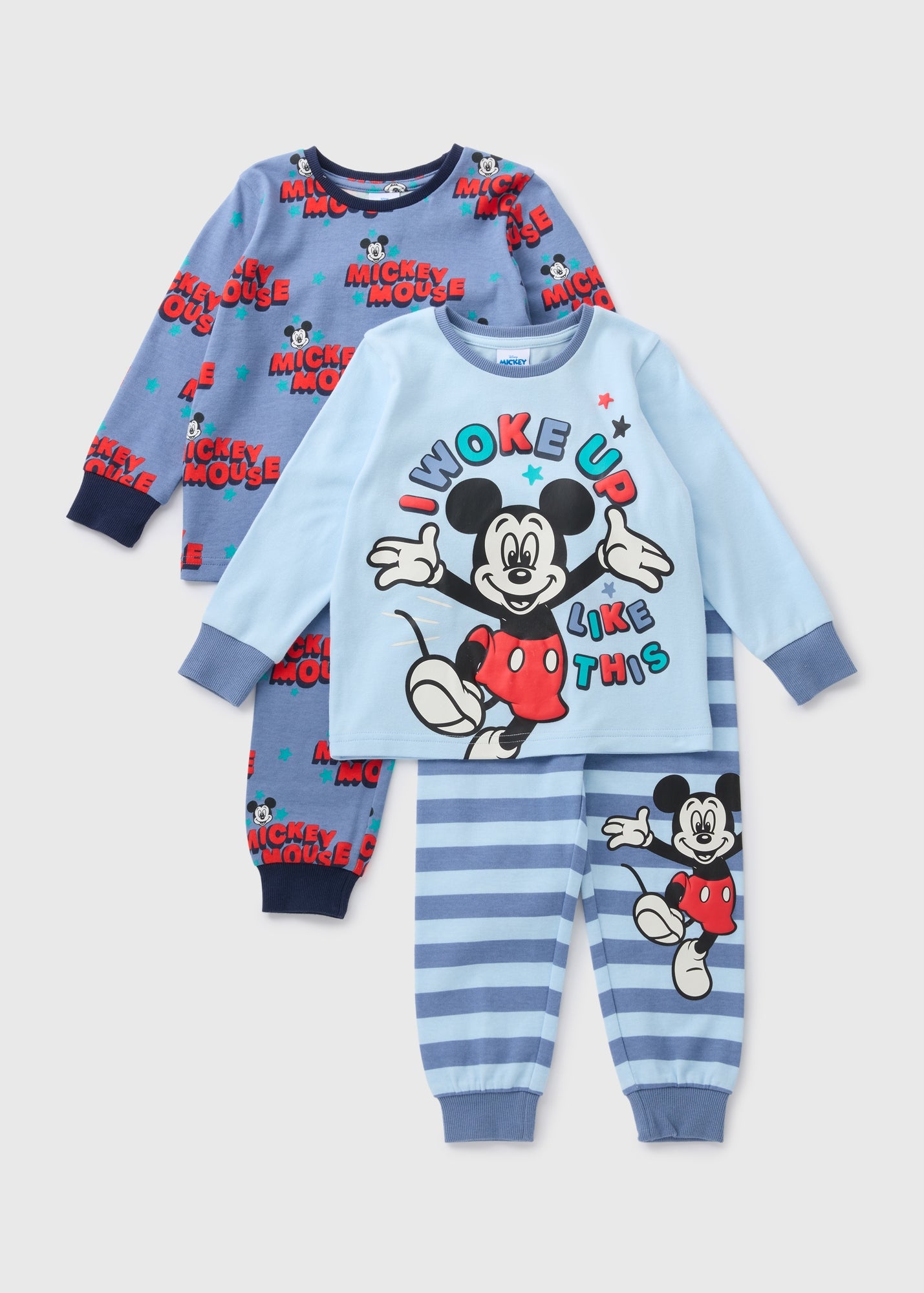 Buy Disney 2 Pack Kids Mickey Mouse Pyjama Sets Online in UAE - bfab