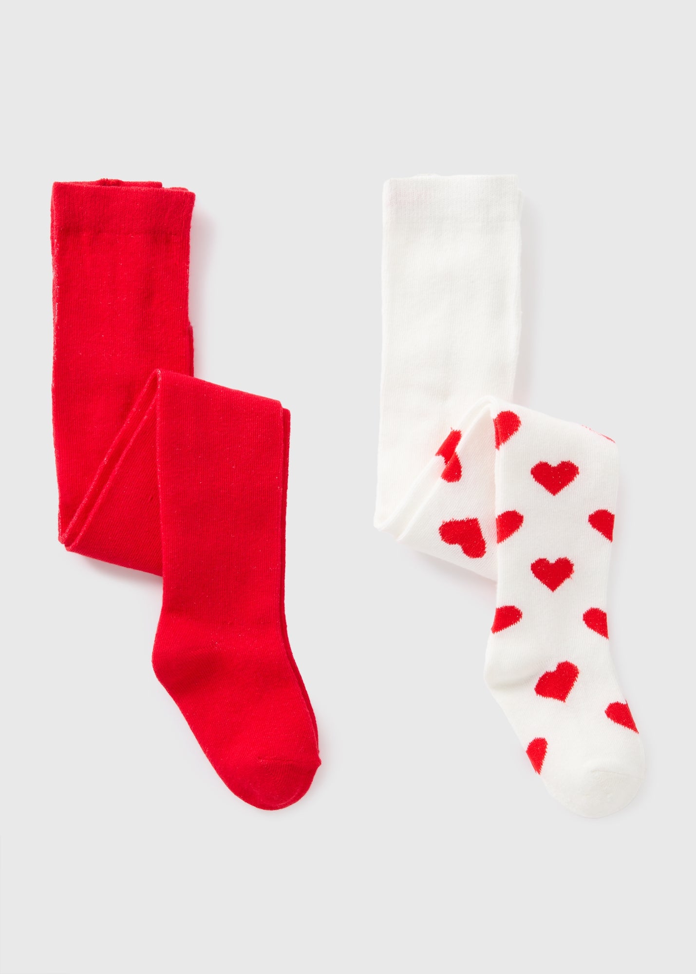 Buy Girls 2 Pack Heart Tights Online in UAE from Matalan
