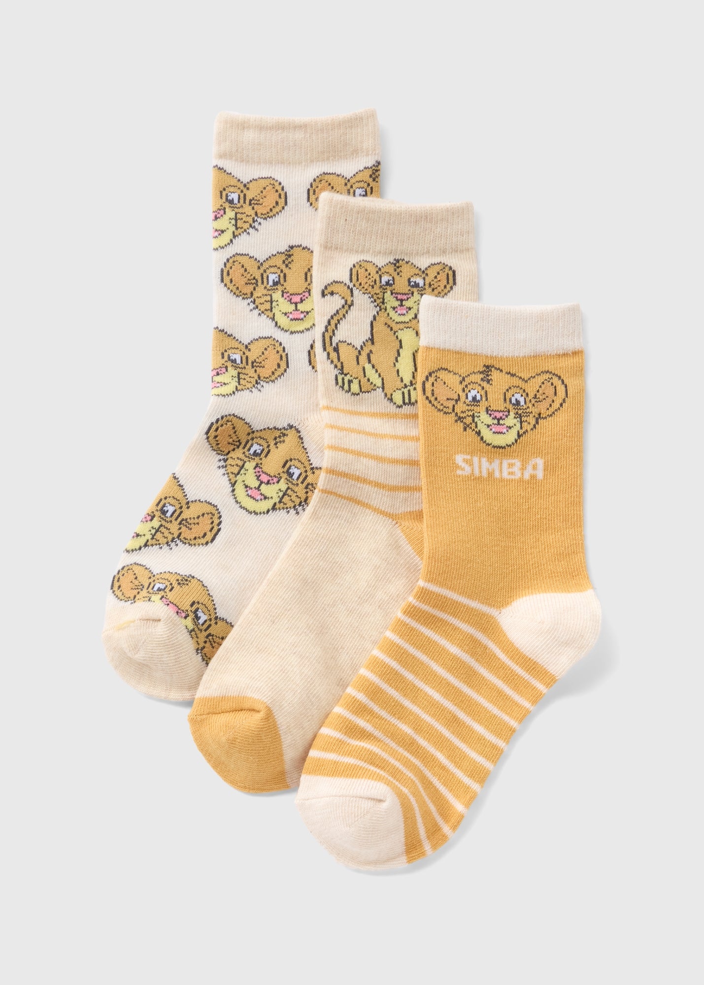 Buy The Lion King 3 Pack Kids Simba Socks Online in Oman from Matalan