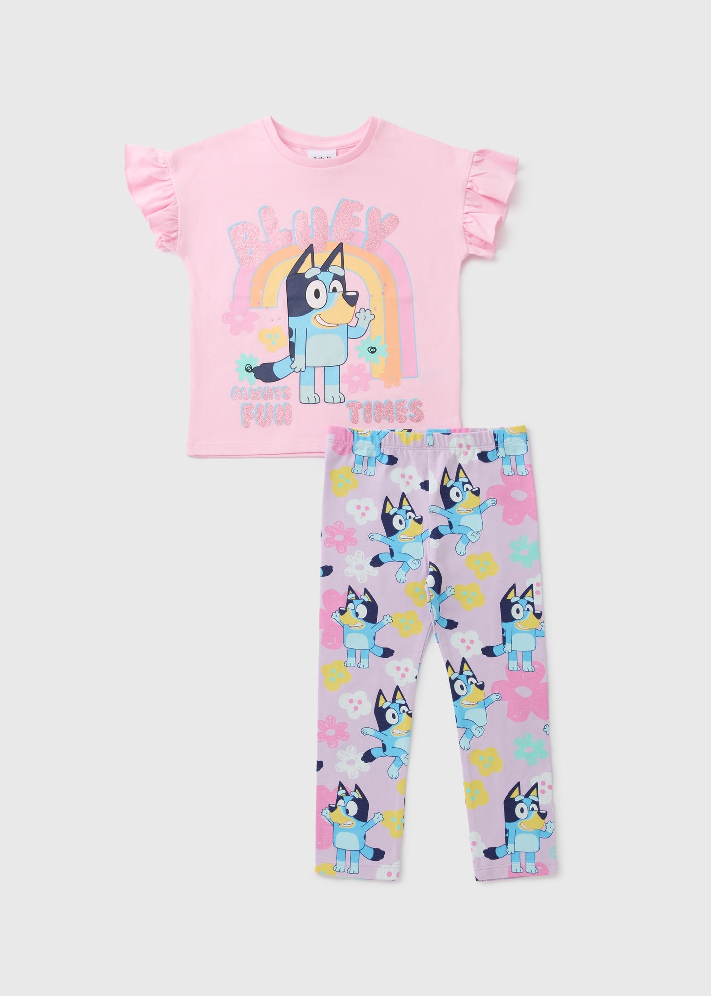 Buy Bluey Kids Floral T-Shirt & Legging Set Online in Qatar from Matalan