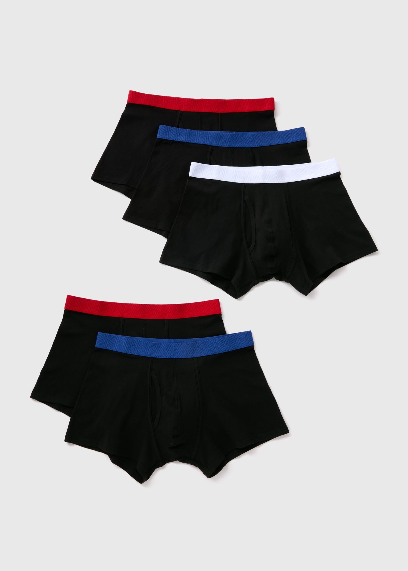 Buy 5 Pack Waistband Keyhole Boxers Online in UAE from Matalan