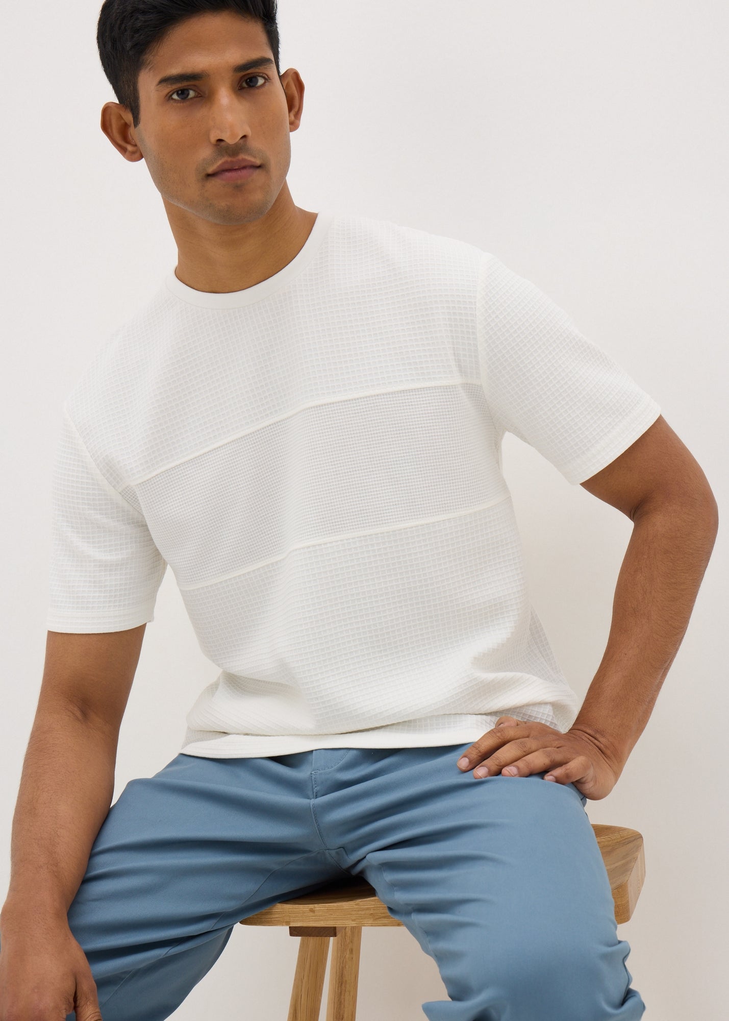 Buy Textured Panel T-Shirt Online in Jordan from Matalan
