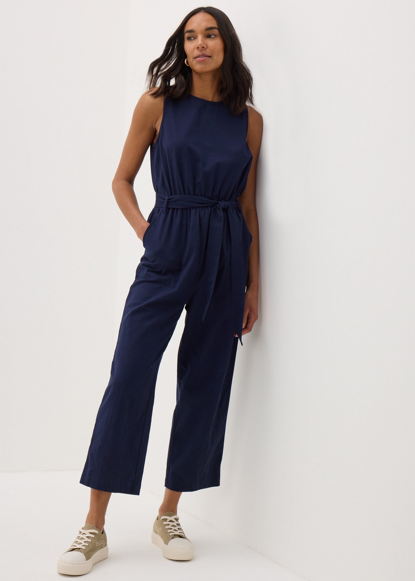 Buy Linen Blend Jumpsuit Online in Jordan from Matalan