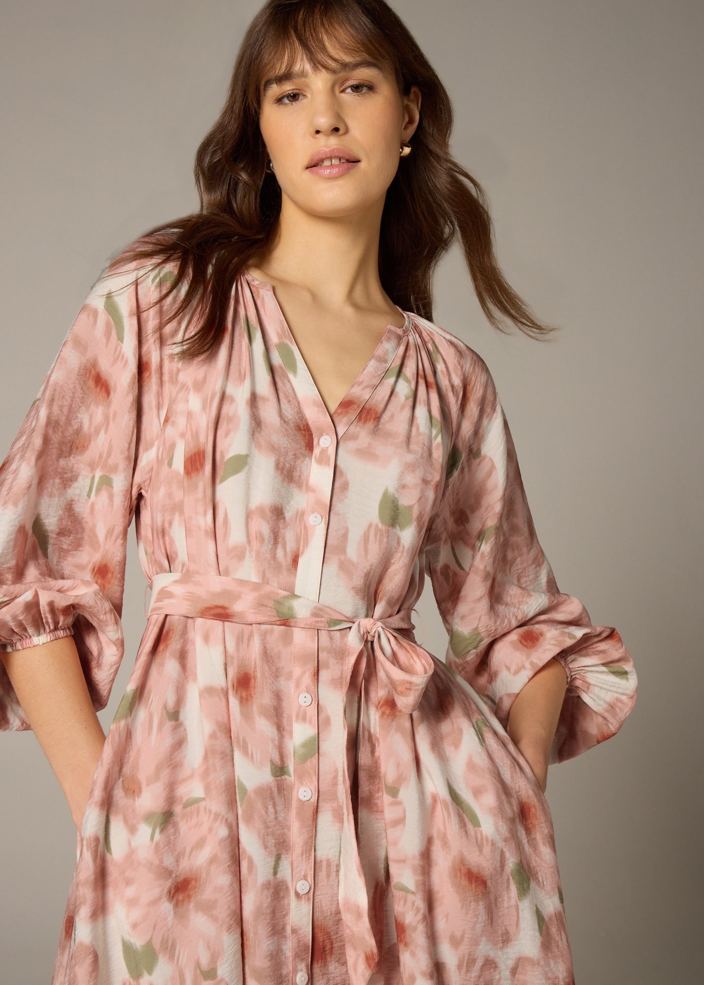 Buy Et Vous Floral Midaxi Shirt Dress Online in Bahrain from Matalan