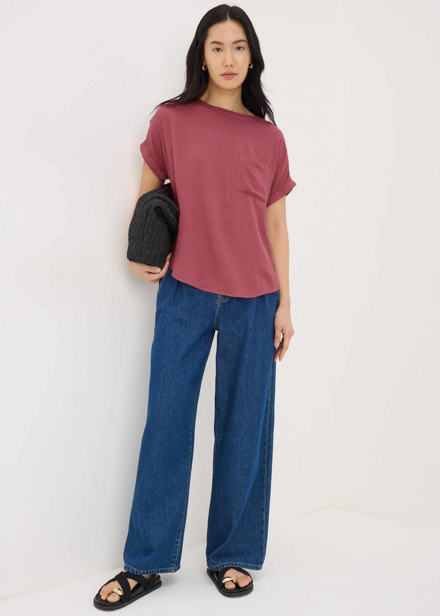 Buy Raspberry Pocket Box Top Online in Oman from Matalan