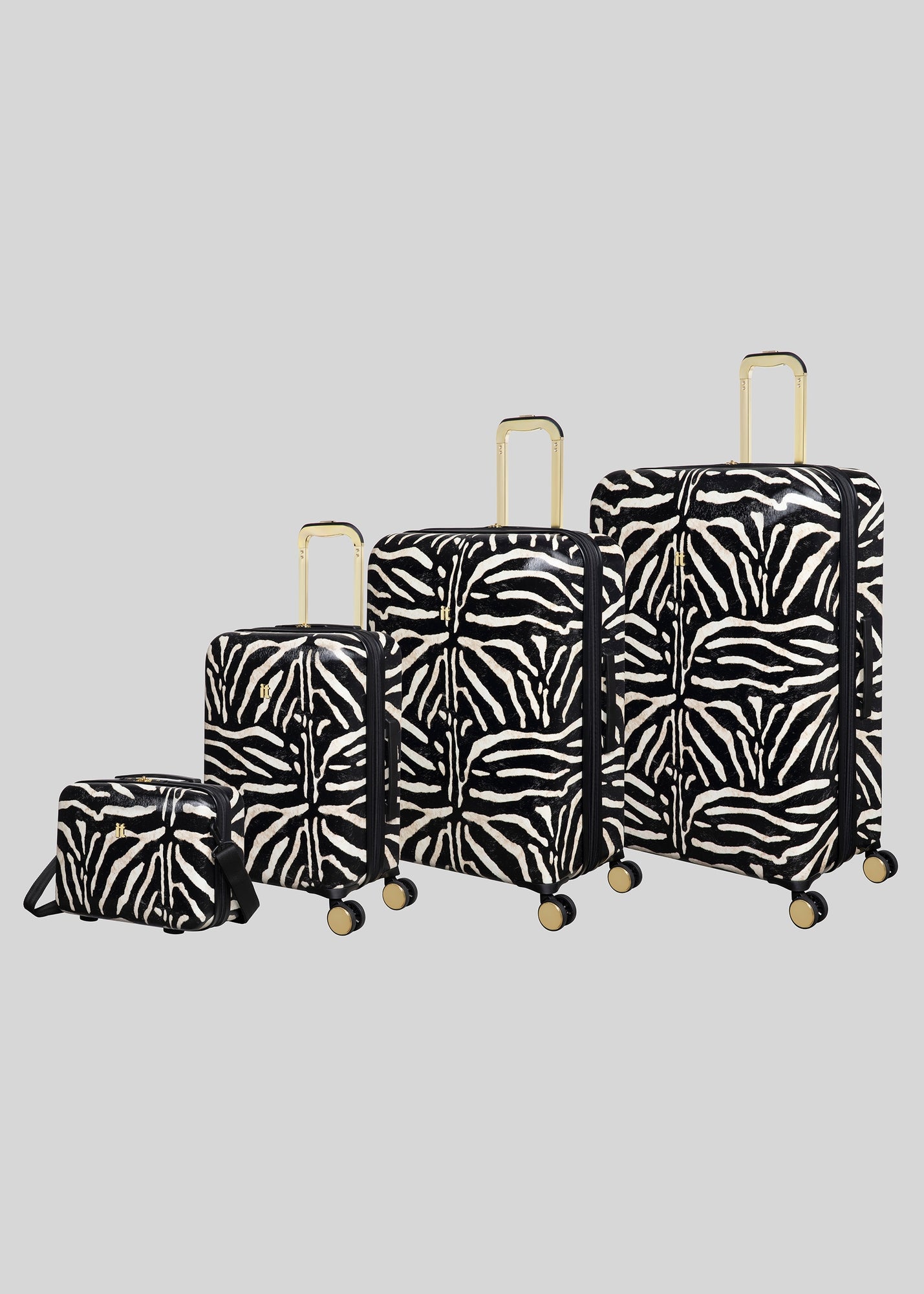 Buy IT Luggage Sheen Zebra Hardshell Suitcase Online in UAE from Matalan