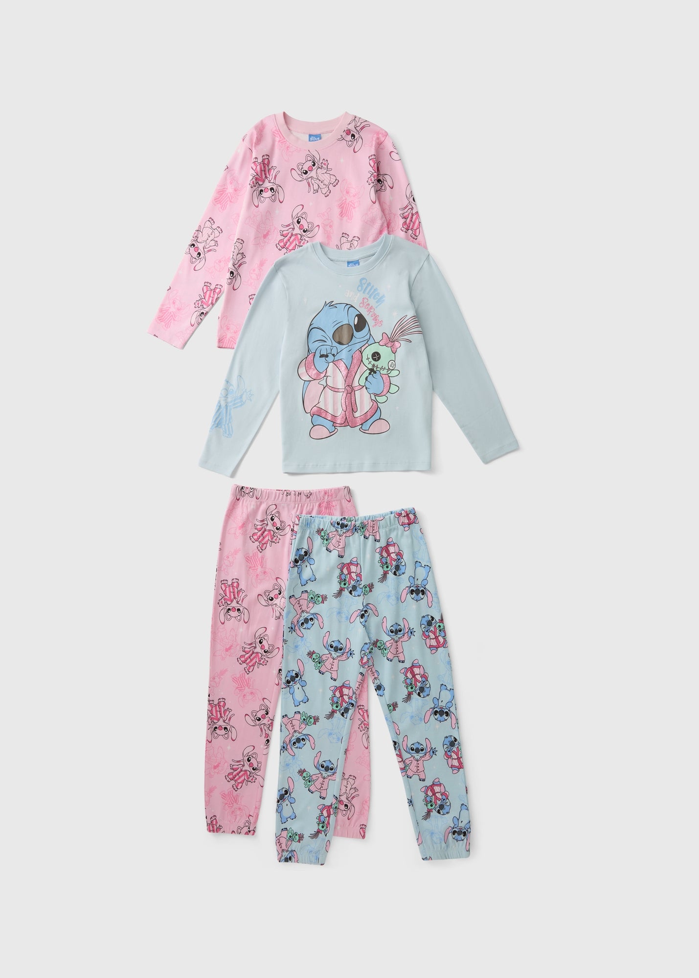 Buy Disney 2 Pack Girls Stitch Pyjama Set Online in UAE from Matalan
