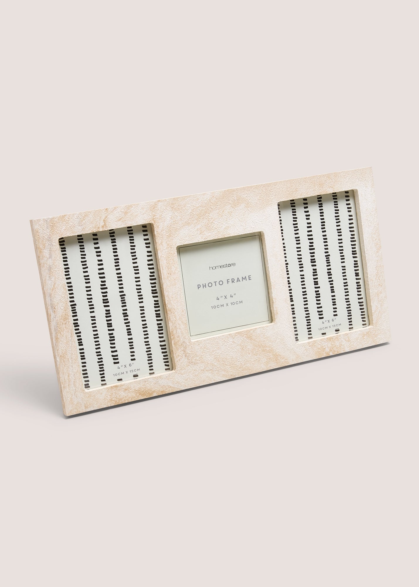 Buy Neutral Marble Effect Multi Frame-Beige Online in UAE from Matalan