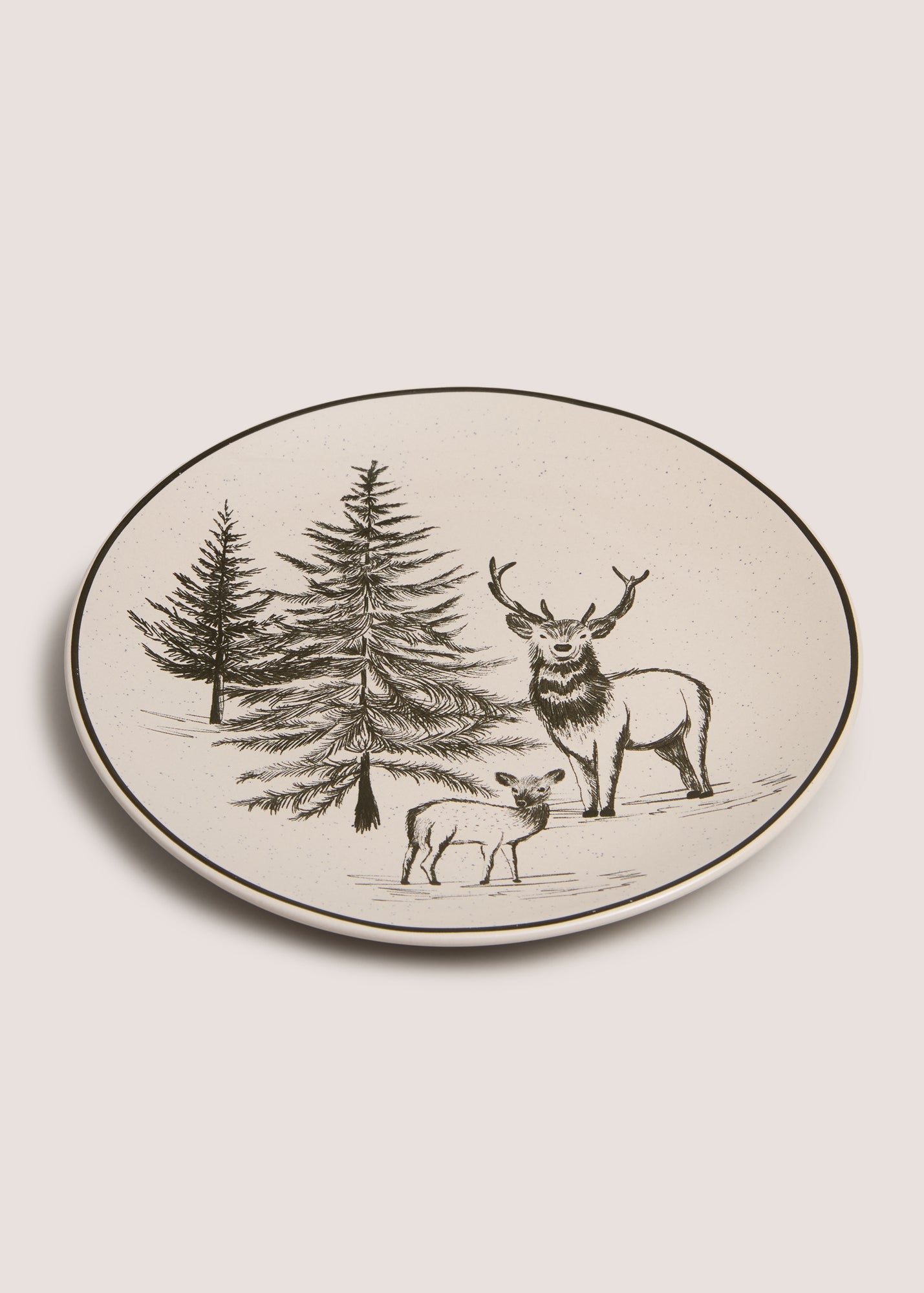 Buy Mono Stag Side Plate-Black/White Online in UAE from Matalan