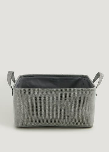 Buy Grey Soft Storage Basket (40cm x 30cm x 20cm) Online in UAE from ...