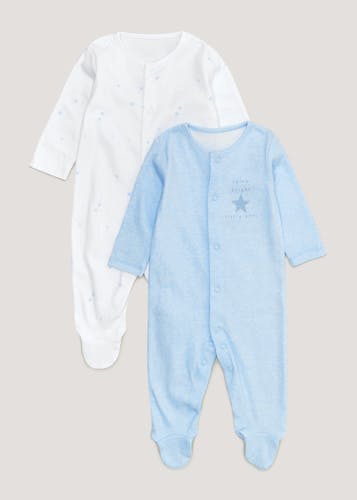 Buy Boys 2 Pack Baby Grows (Newborn-23mths) Online in UAE from Matalan