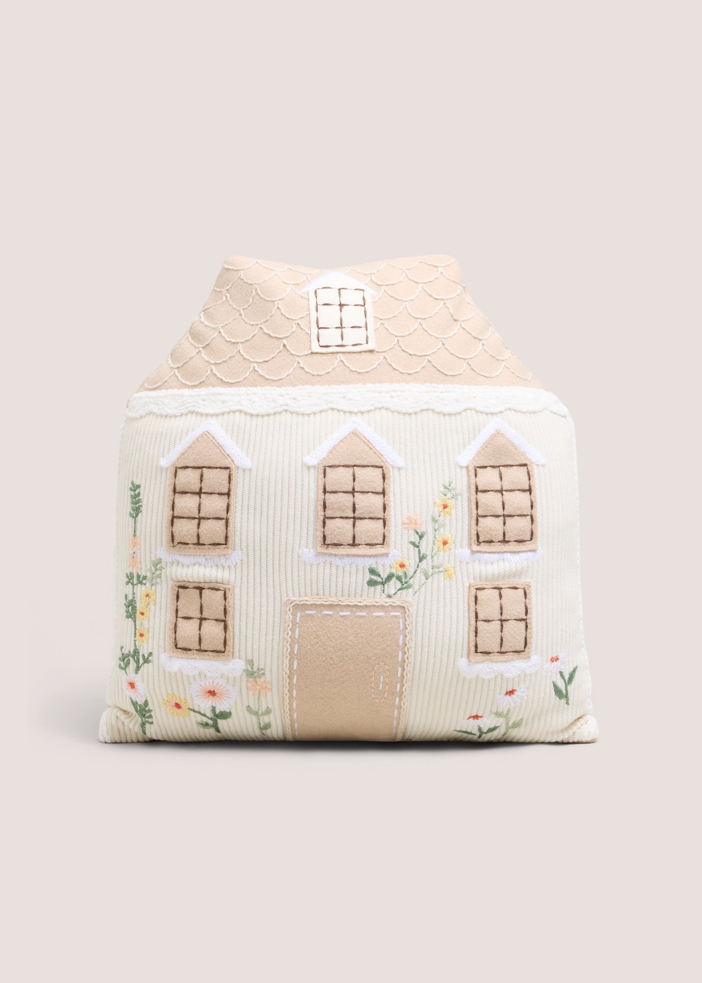 Buy House Shape Cushion Beige-Beige Online in UAE - bfab