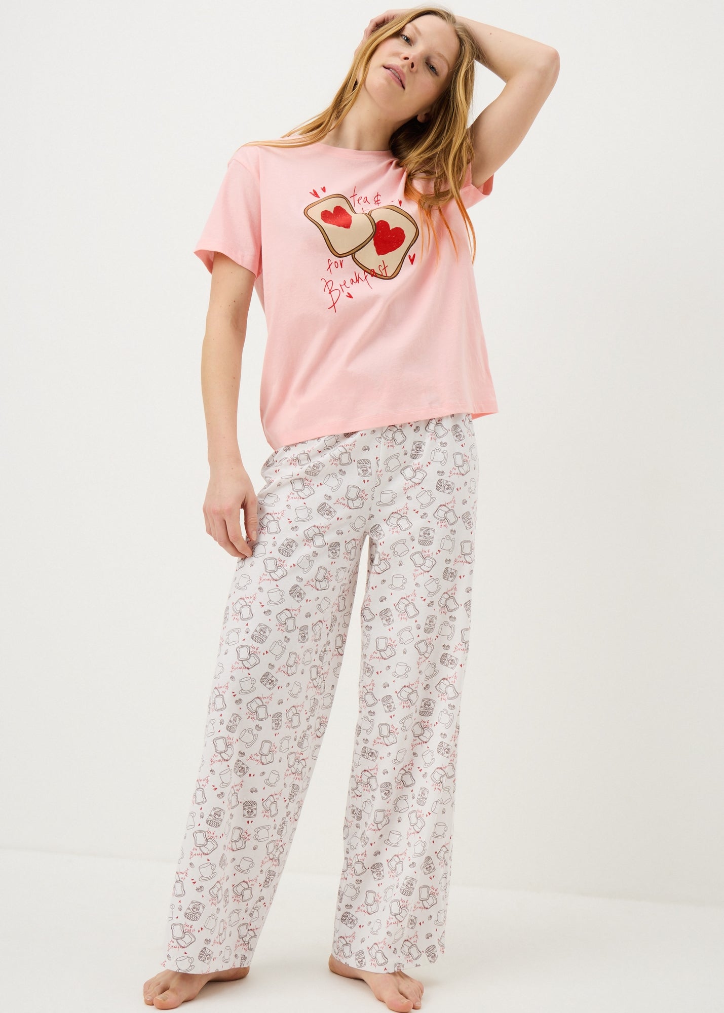 Buy Toast Print Pyjama Set Online in Bahrain - bfab