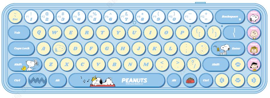 Buy Snoopy Colorful Life Collection Wireless Keyboard Online in Qatar ...
