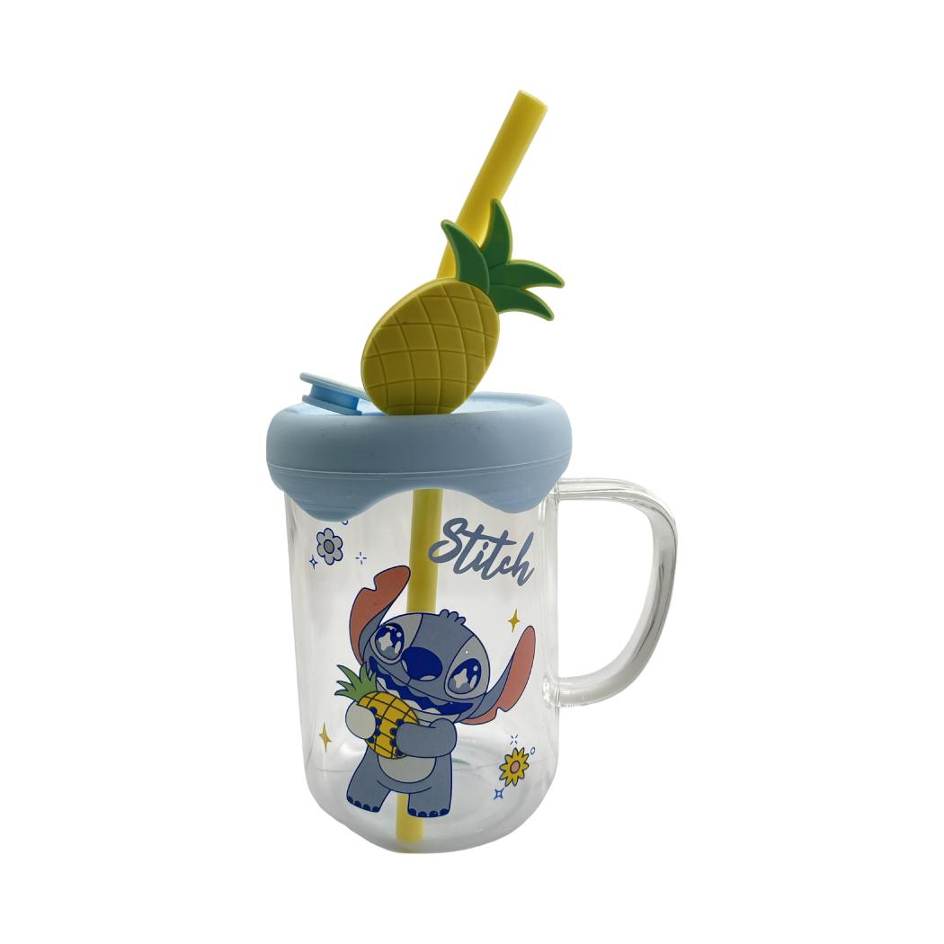 Buy Disney Stitch Dinner Party Collection Pineapple Glass Cup 500mL ...