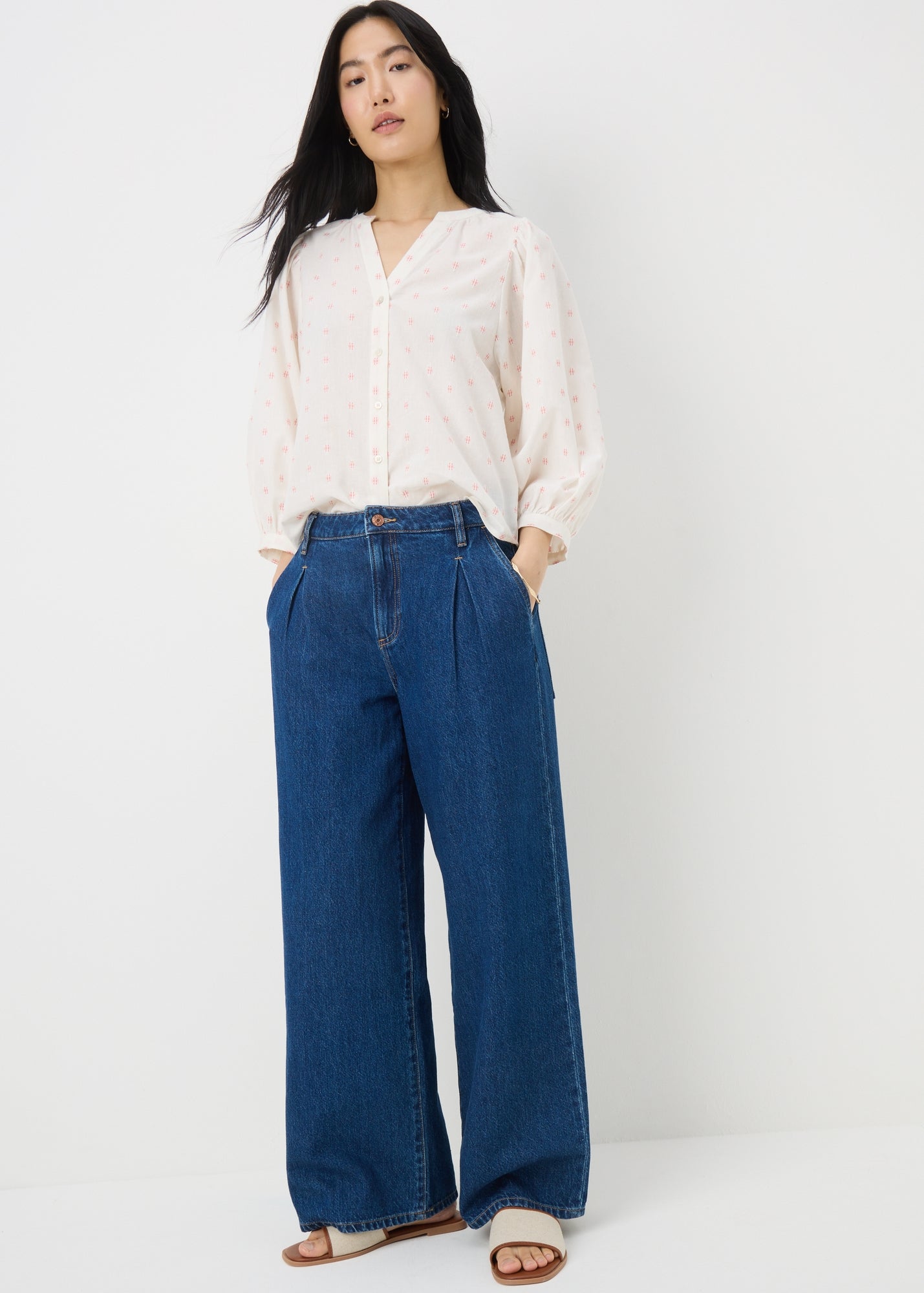 Buy Dobby Embellished Blouse Online in Jordan from Matalan